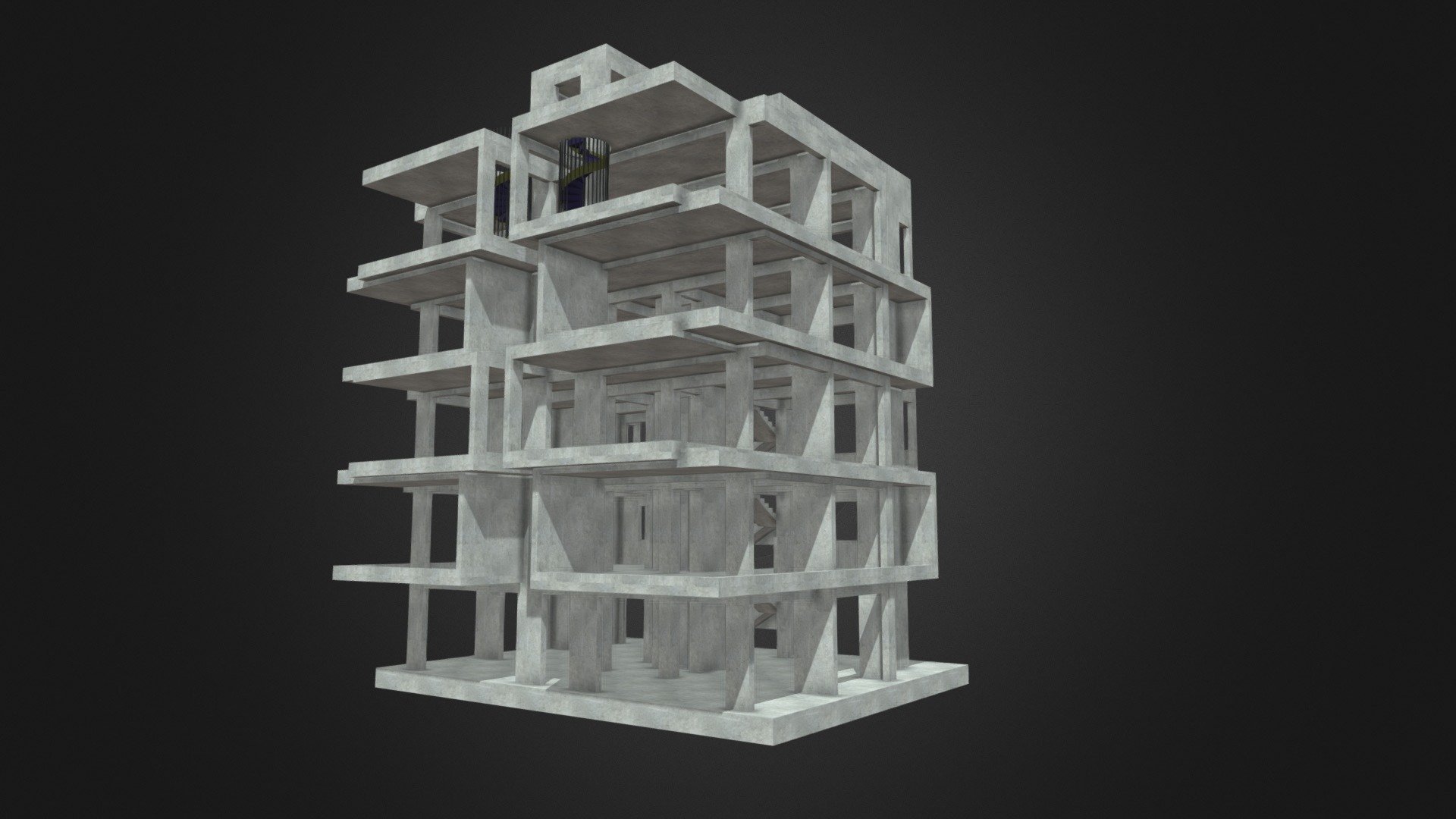 200. BUILDING IN ZAKAKI - 3D model by Ioannis Makariou ...