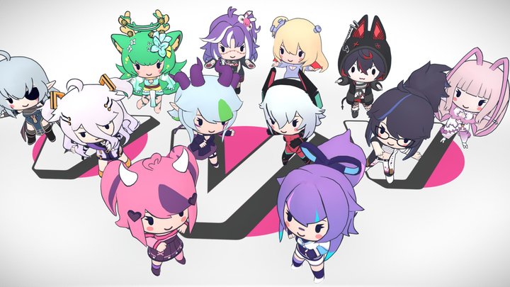 Chibi 3D models - Sketchfab