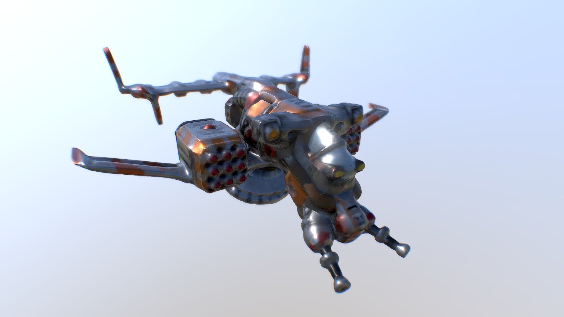 gum gunner - 3D model by MarcusB (@pixeledasteroid) [5ae426b] - Sketchfab