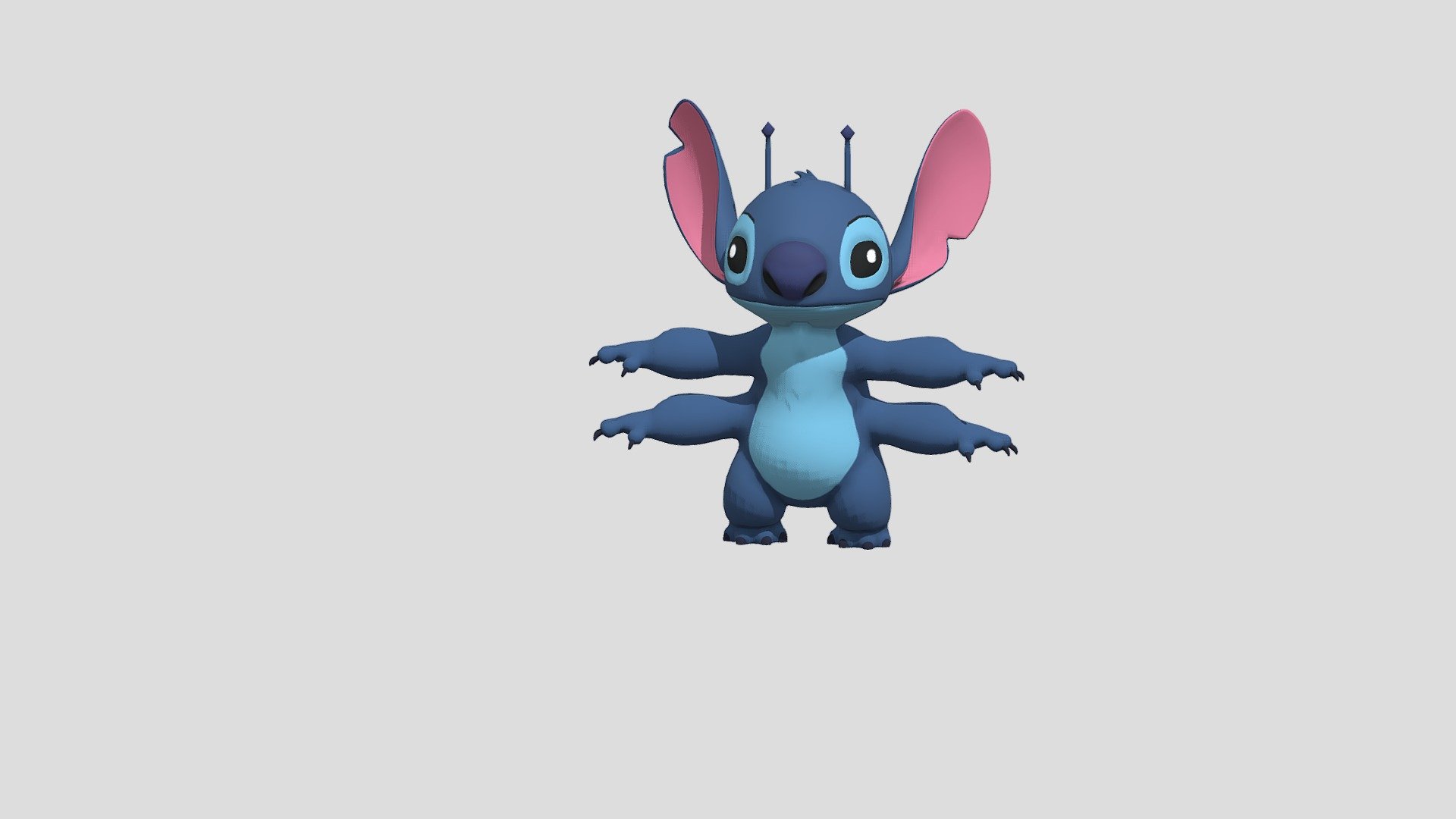 Stitch (626) From lilo and stitch Rigged - Download Free 3D model by ...