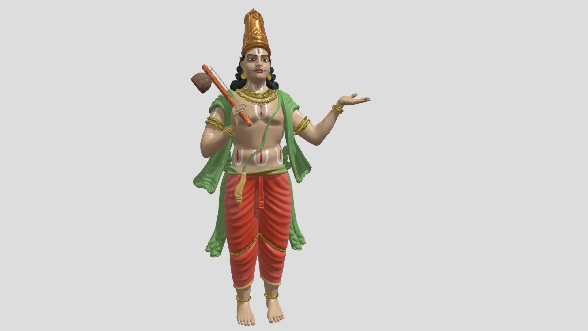 Annamacharya Statue idol - Buy Royalty Free 3D model by arshad irfan ...