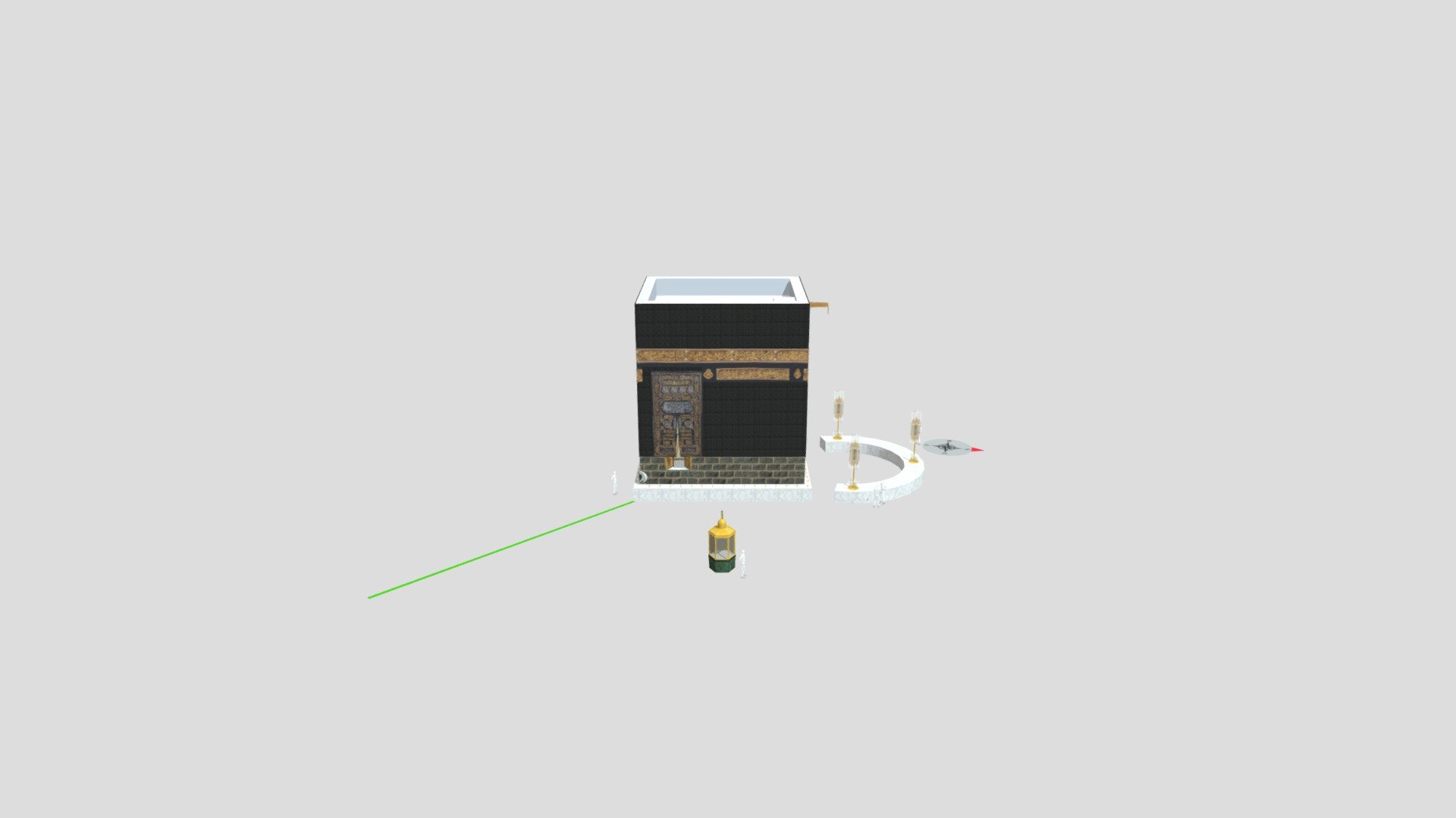 The_Kaaba_in_Mecca - 3D model by Исатай Бейсенбаев (@issatayski ...