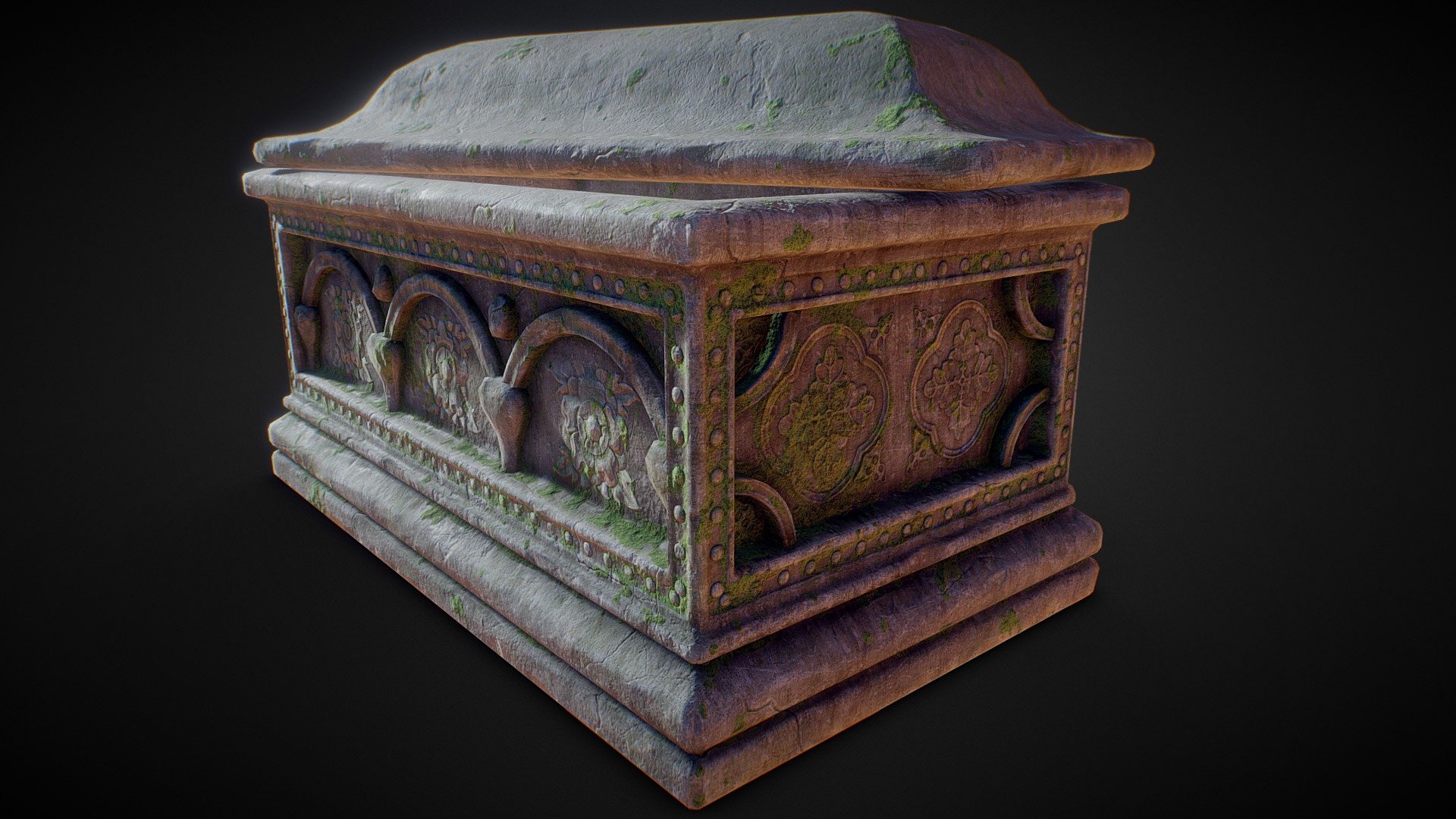 Mossy Stone Chest - 3D model by Azusa (@azusanyan1992) [5ae69da ...