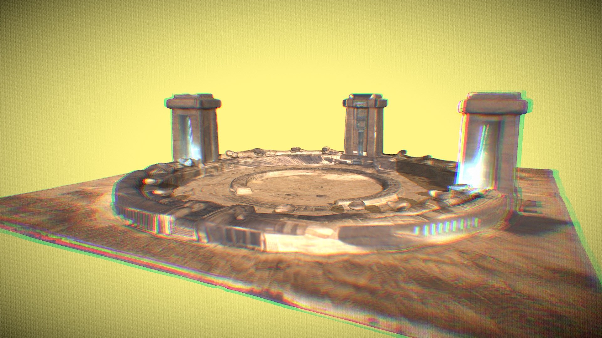 Ancient Terrain Techno - 3D model by KamillaKraus [5ae7172] - Sketchfab