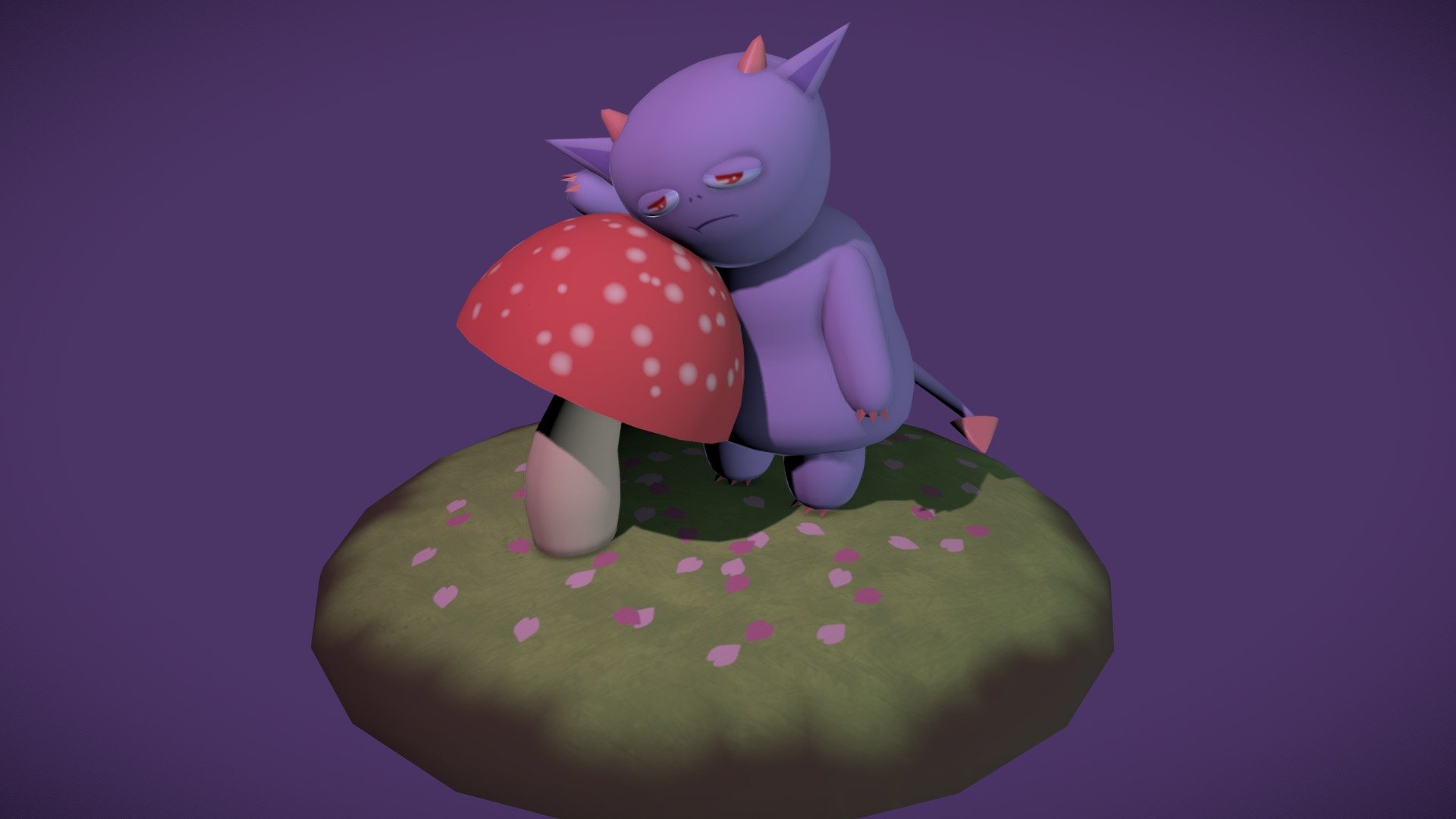 Lonely demon - Download Free 3D model by sammiev [5ae92e2] - Sketchfab