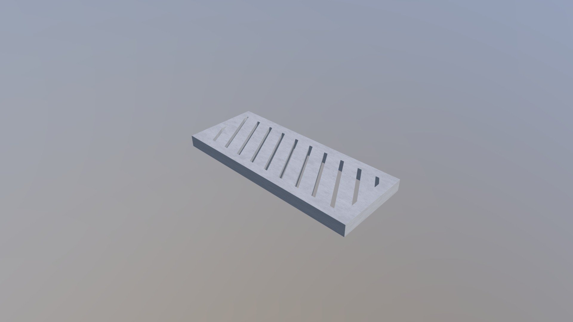 SUPA STRONG DIAGONAL SLATS - 3D model by inkpixel [5aea99a] - Sketchfab