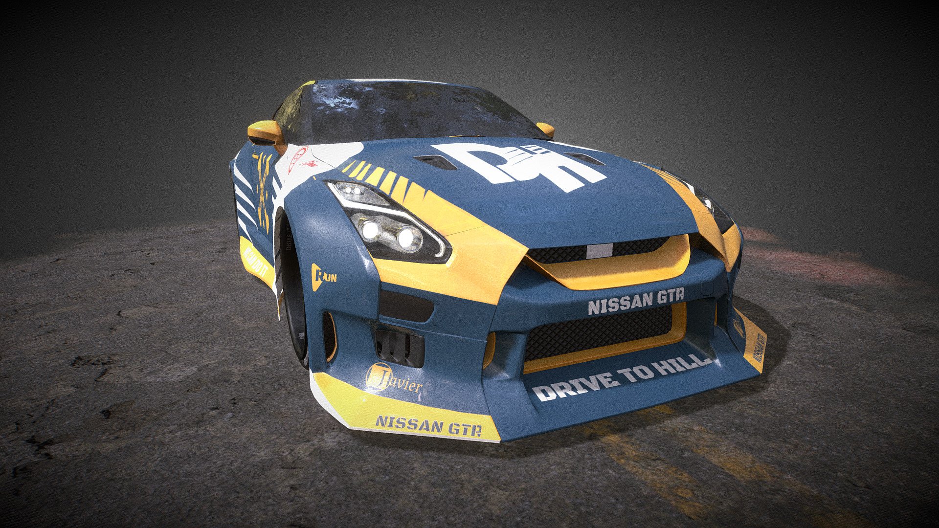 Nissan Gtr Kit Sport - Buy Royalty Free 3D model by MertKaradag ...