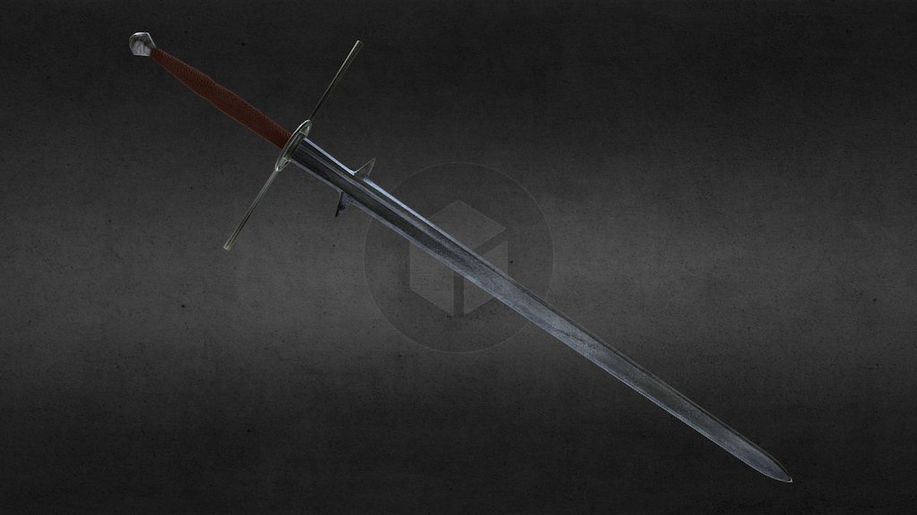 Zweihander - 3D model by Arkaitz Fernández (@Sorrowoods) [5aeb267 ...
