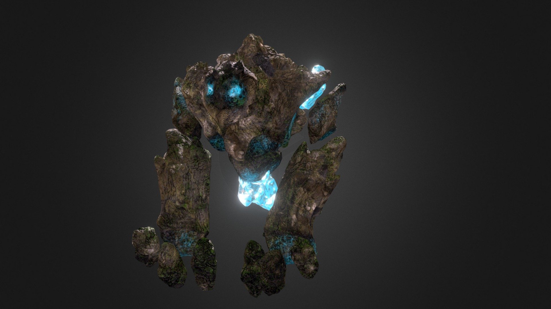 GOLEM Low_poly #1 - 3D model by ZAZOU (@Jonathan_Rato) [5aec35a ...