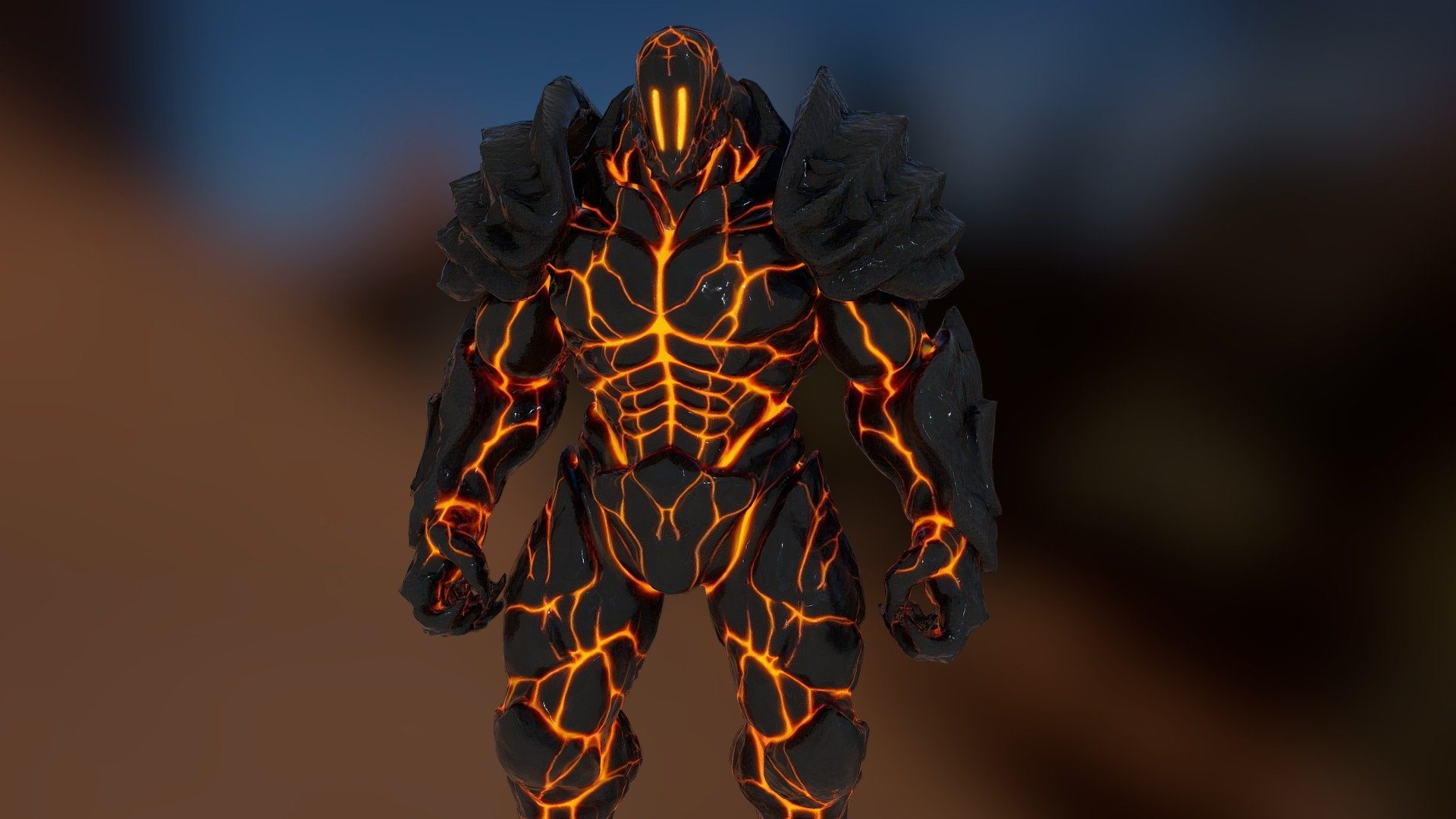 Obsidian Colossus - 3D model by Nicko G. (@nickogibson) [5aed1b9 ...