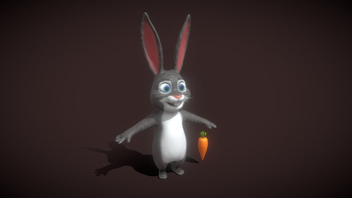 Cartoon-bunny 3D models - Sketchfab