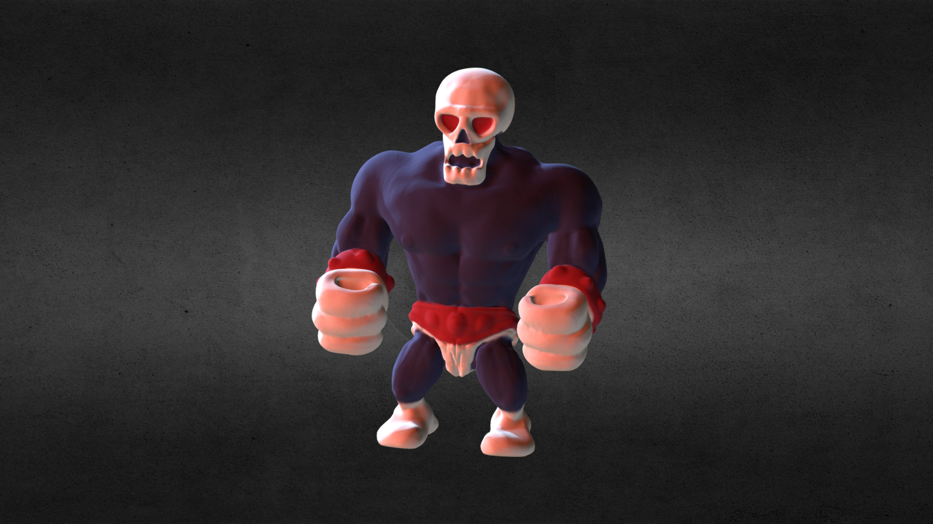 Skull Man - 3D model by hank D (@hankd) [5af1d38] - Sketchfab