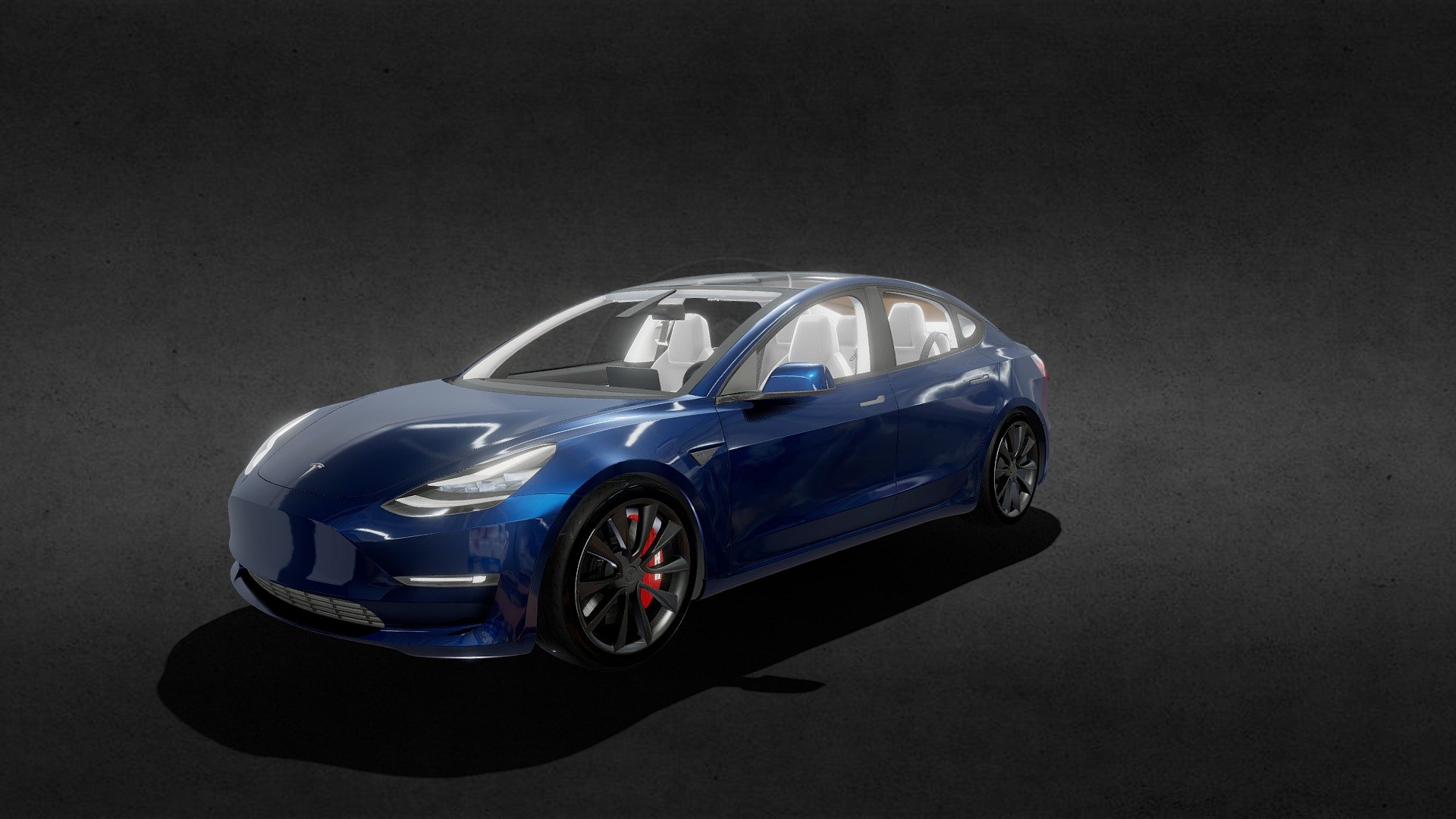 Tesla model 3 - Download Free 3D model by dannzjs [5af35a4] - Sketchfab