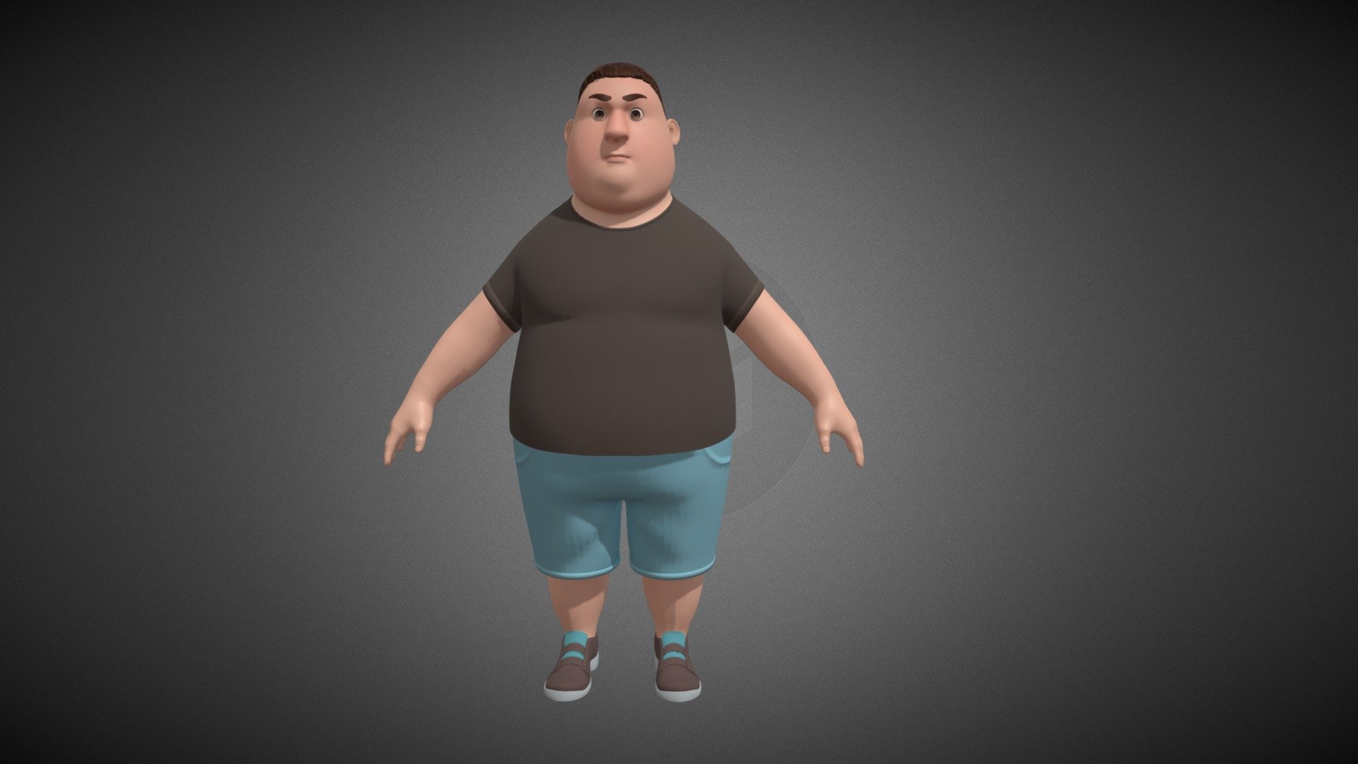 cartoon man - Buy Royalty Free 3D model by tingting_er [5af3f5d] - Sketchfab Store