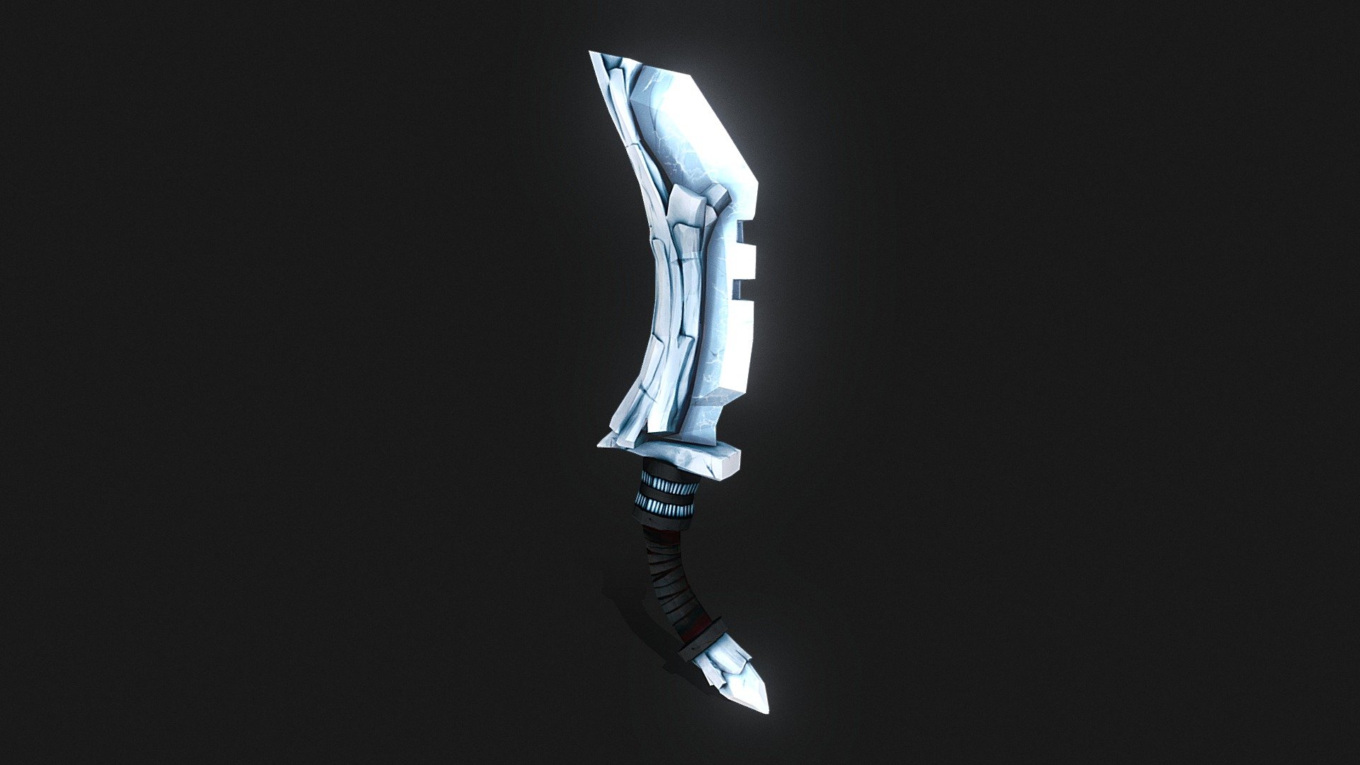 Ice Dagger - Download Free 3D model by joanagaspar [5af6885] - Sketchfab