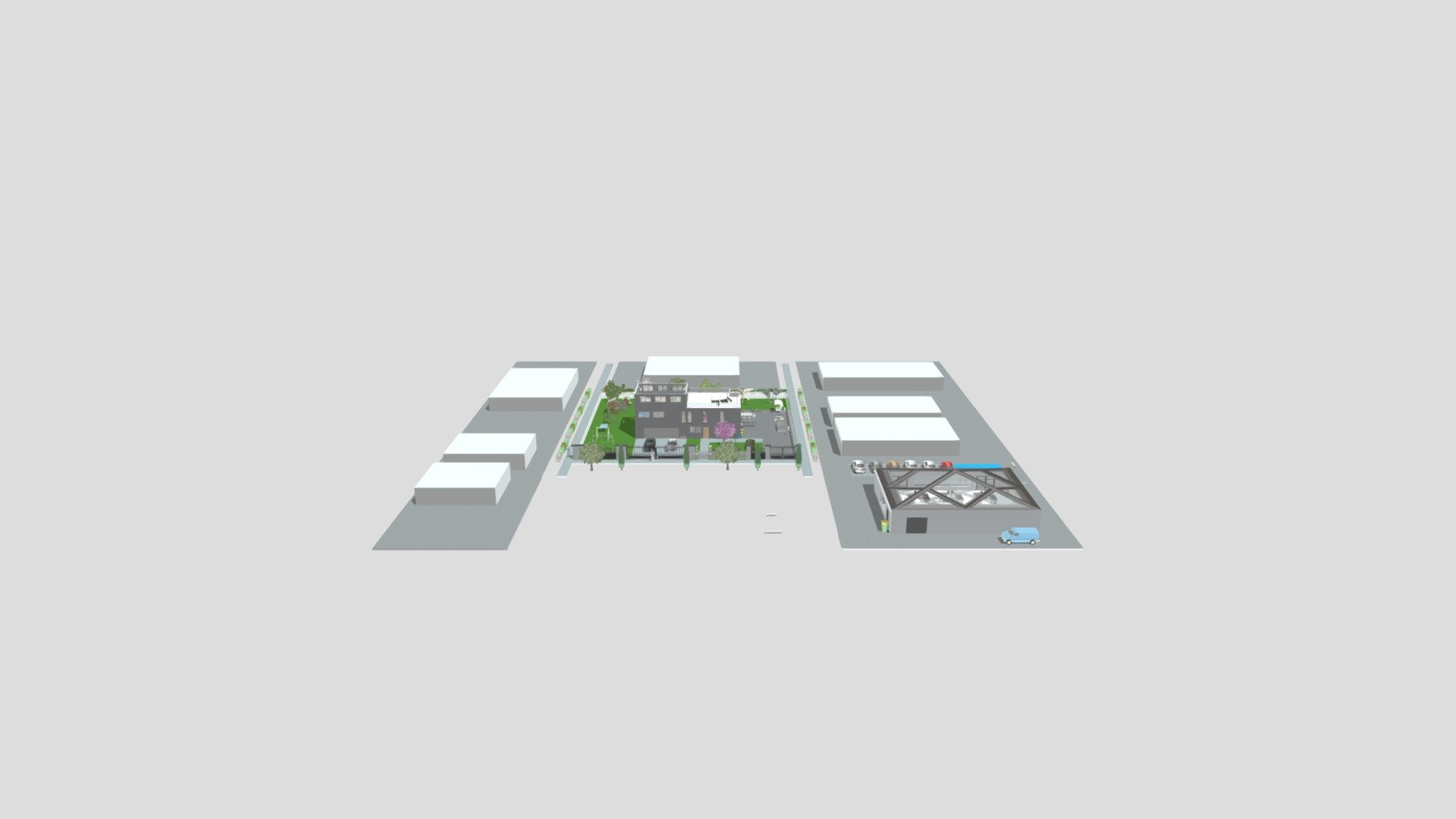 Cube House - Download Free 3D model by Home Design 3D (@homedesign3d ...