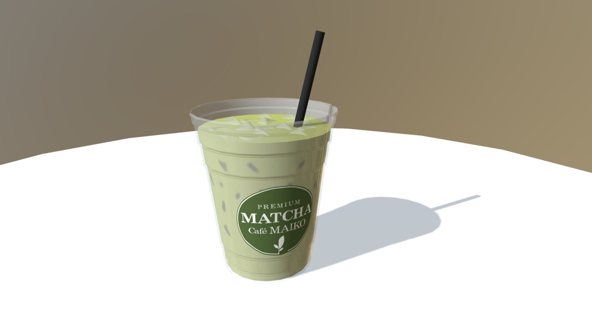 Matcha Latte - 3D model by williamyoung2017 [5afb655] - Sketchfab