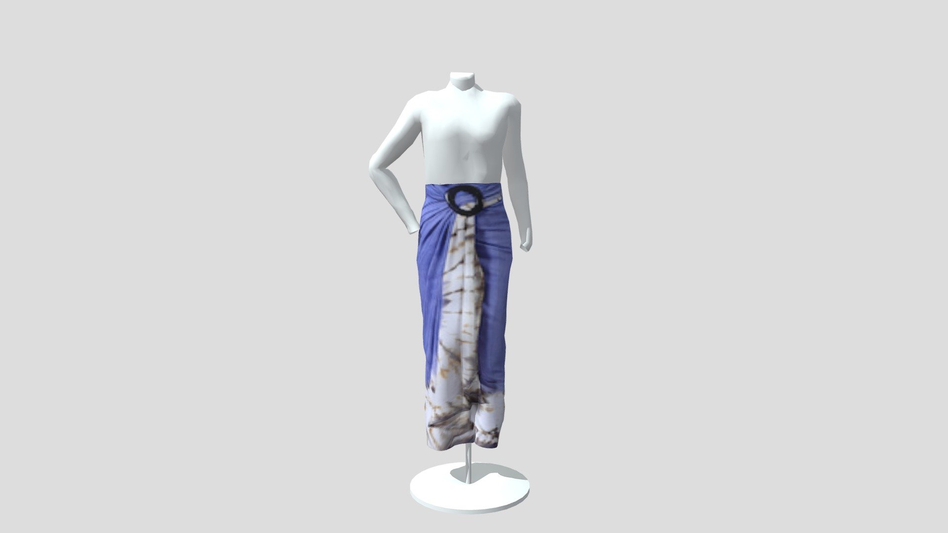 Pareo Batik Biru - Download Free 3D model by eeelabvisual [5afbd3f ...