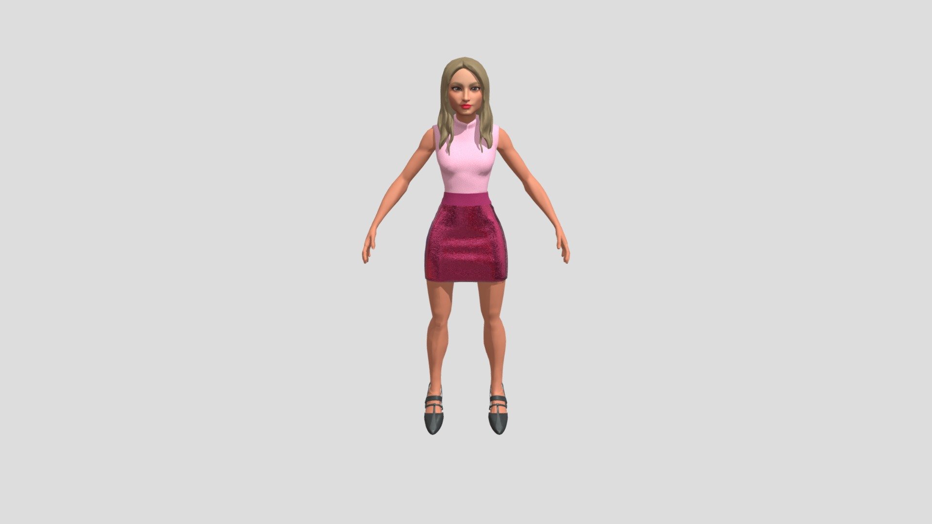 3d female character - Download Free 3D model by lokendra singh ...