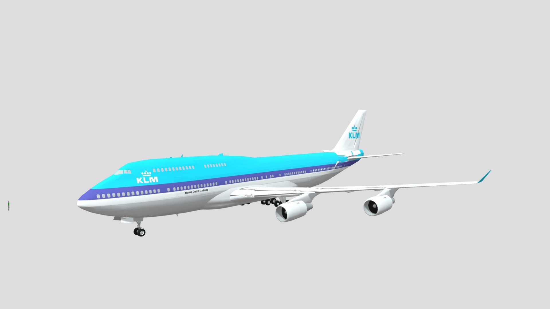 Klm 747-406 - Download Free 3D model by zairiq zairiq (@zairiqzairiq ...