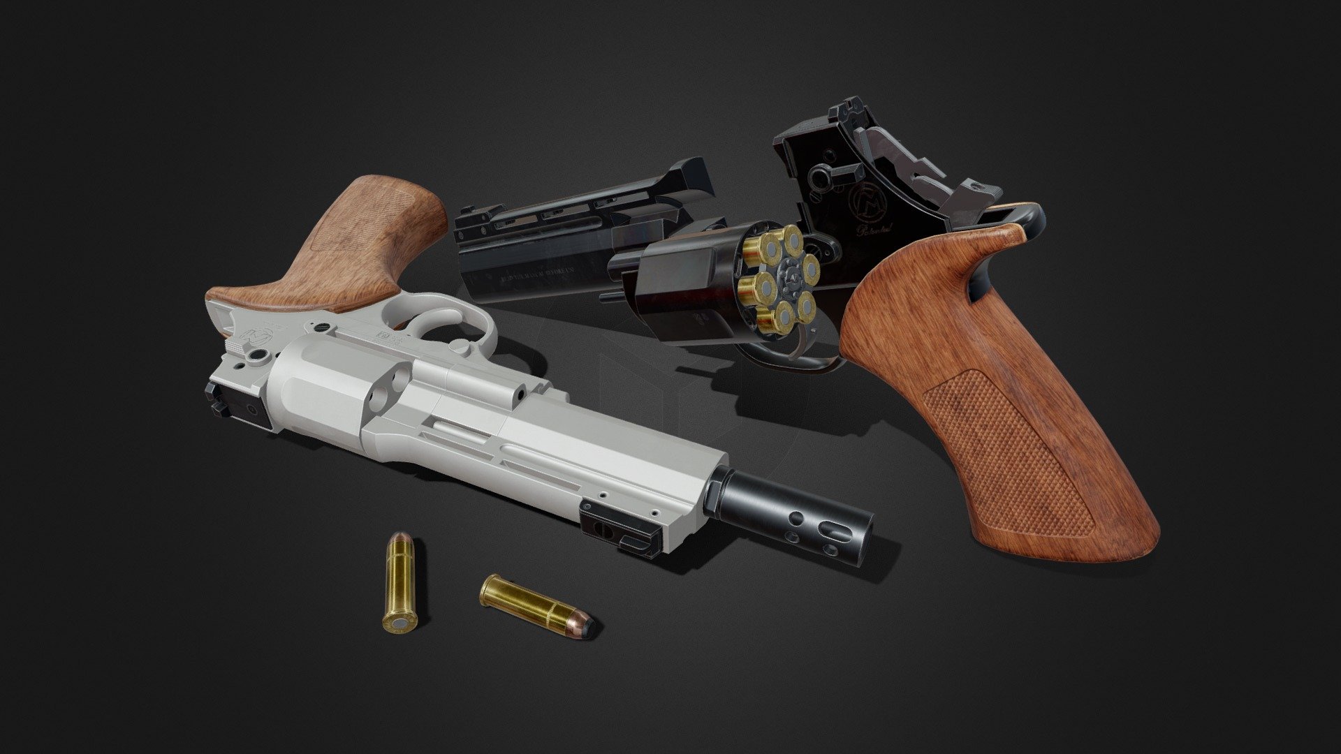 Mateba 6 Unica Autorevolver - 3D model by Oleksandr Dmytruk (@Alex097 ...
