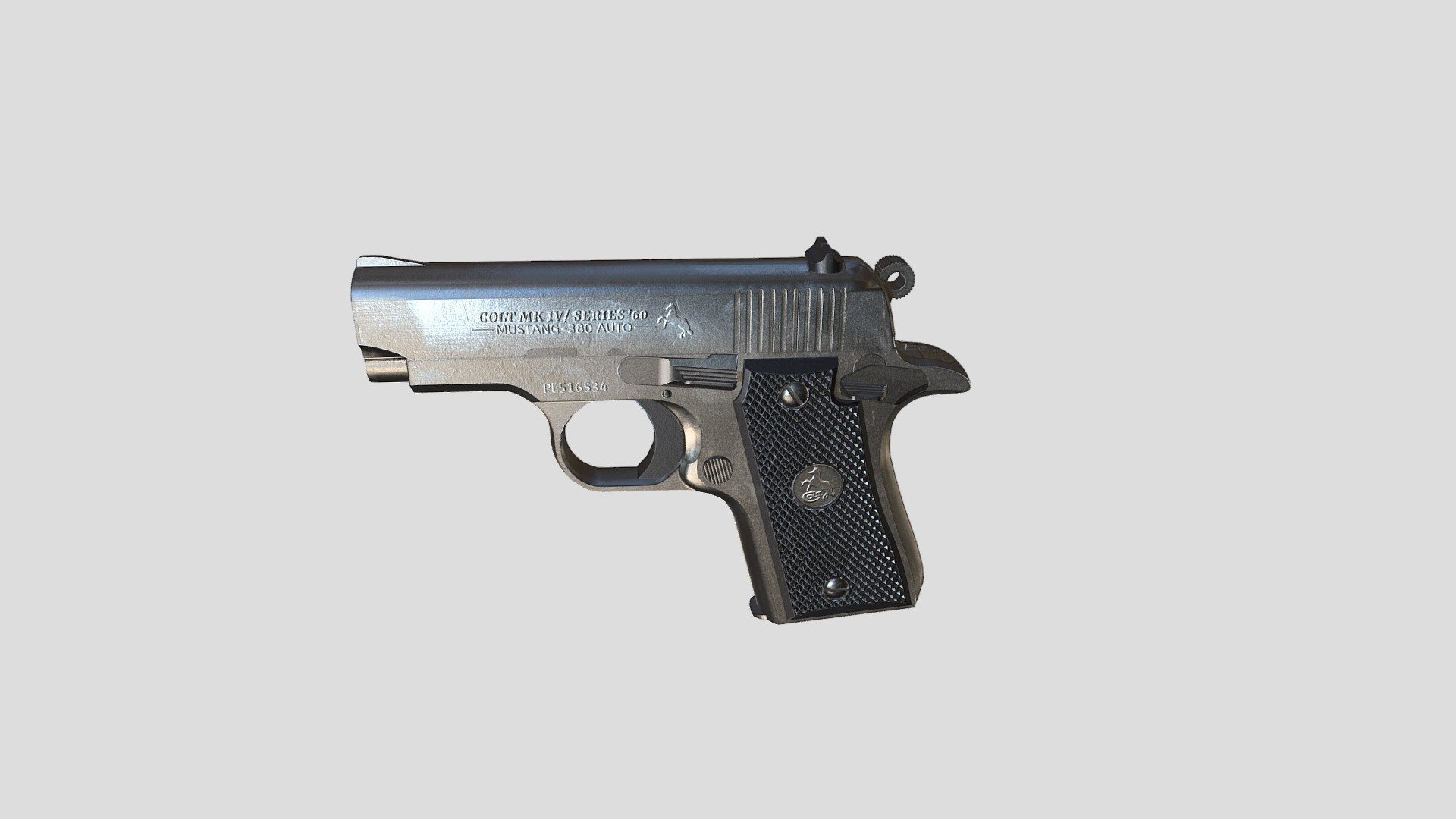 Colt Mustang - 3D model by Tommy2436 [5b01487] - Sketchfab