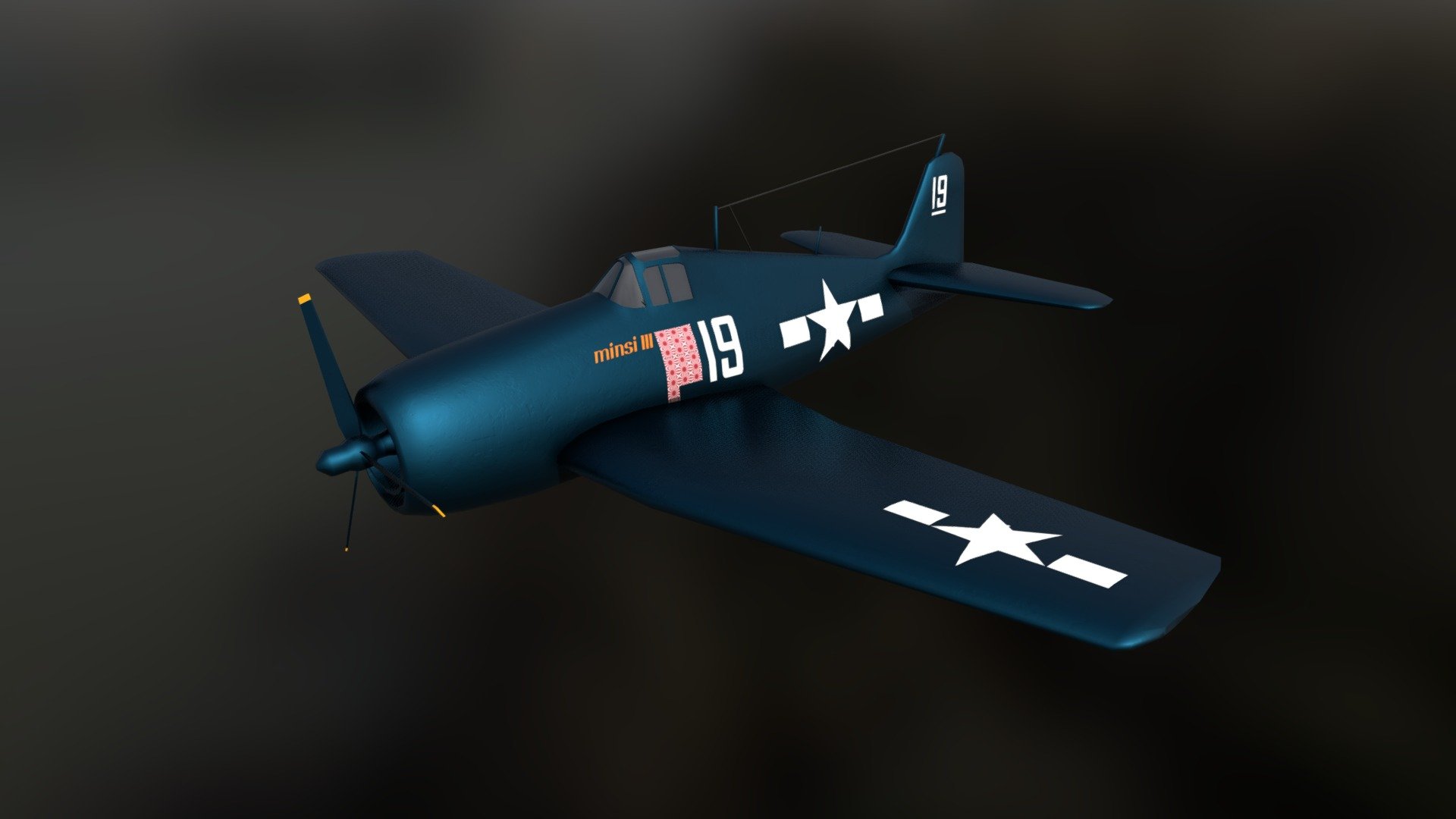 F6F Hellcat - Download Free 3D model by snrnsrk5 [5b01514] - Sketchfab