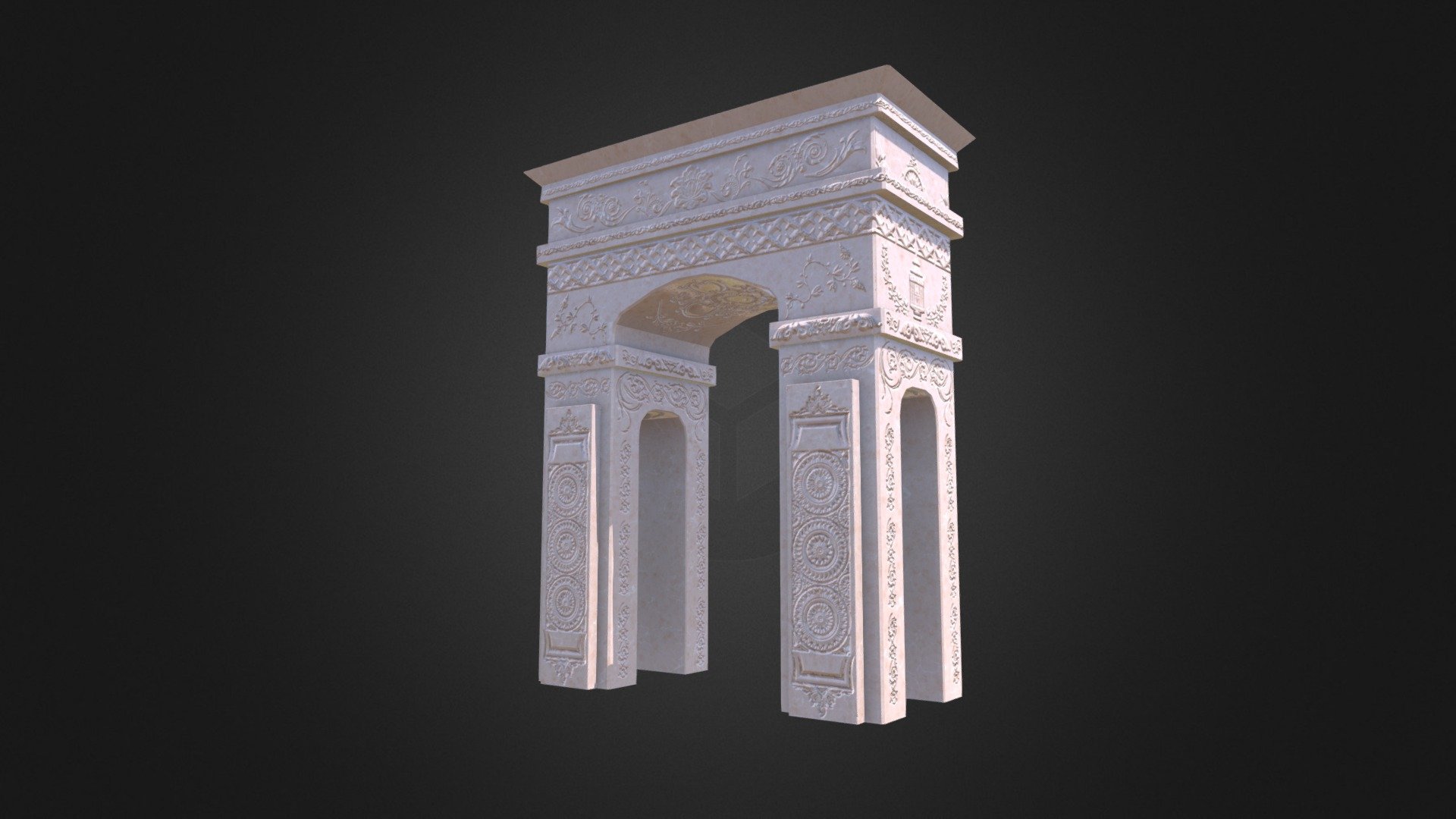 Ancient Archway - 3D model by OhWhyArt [5b0238a] - Sketchfab