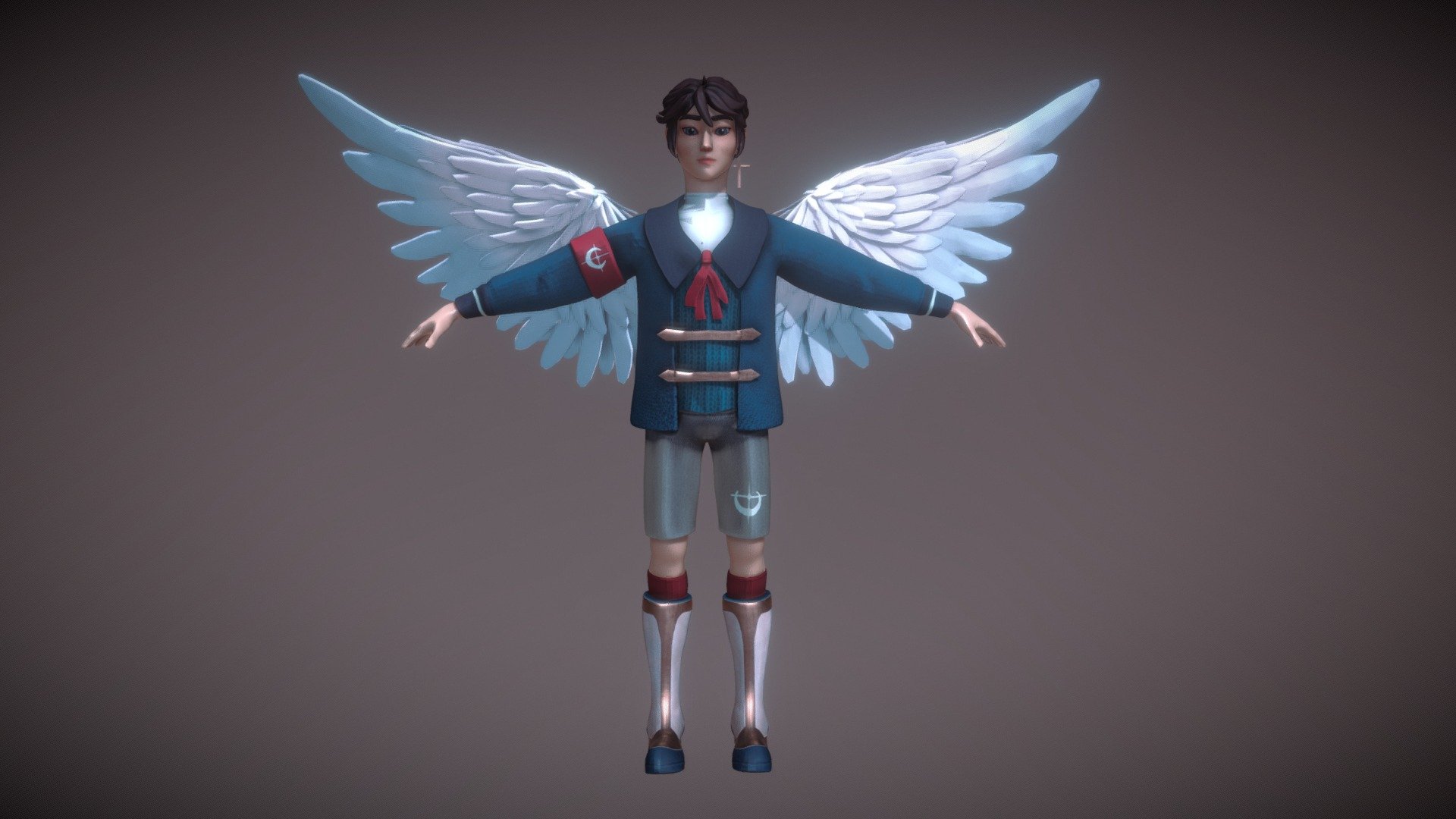 Gabriel - 3D model by Charlotte Kimberly Andreassen (@charlottekimberly ...
