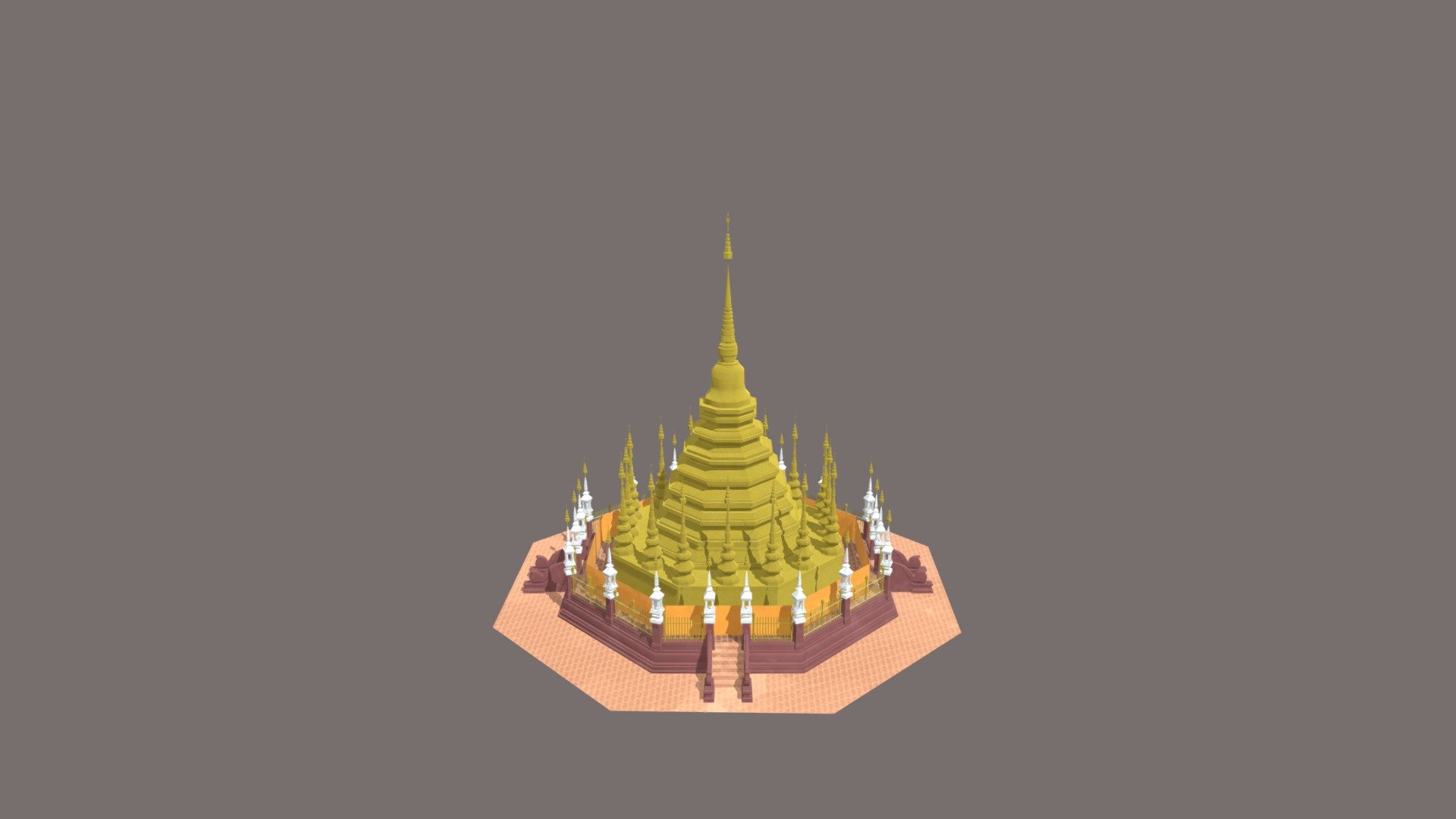 Temple Pan Tao - 3D model by Panat.Khiaolamphun (@Midori_mirai ...