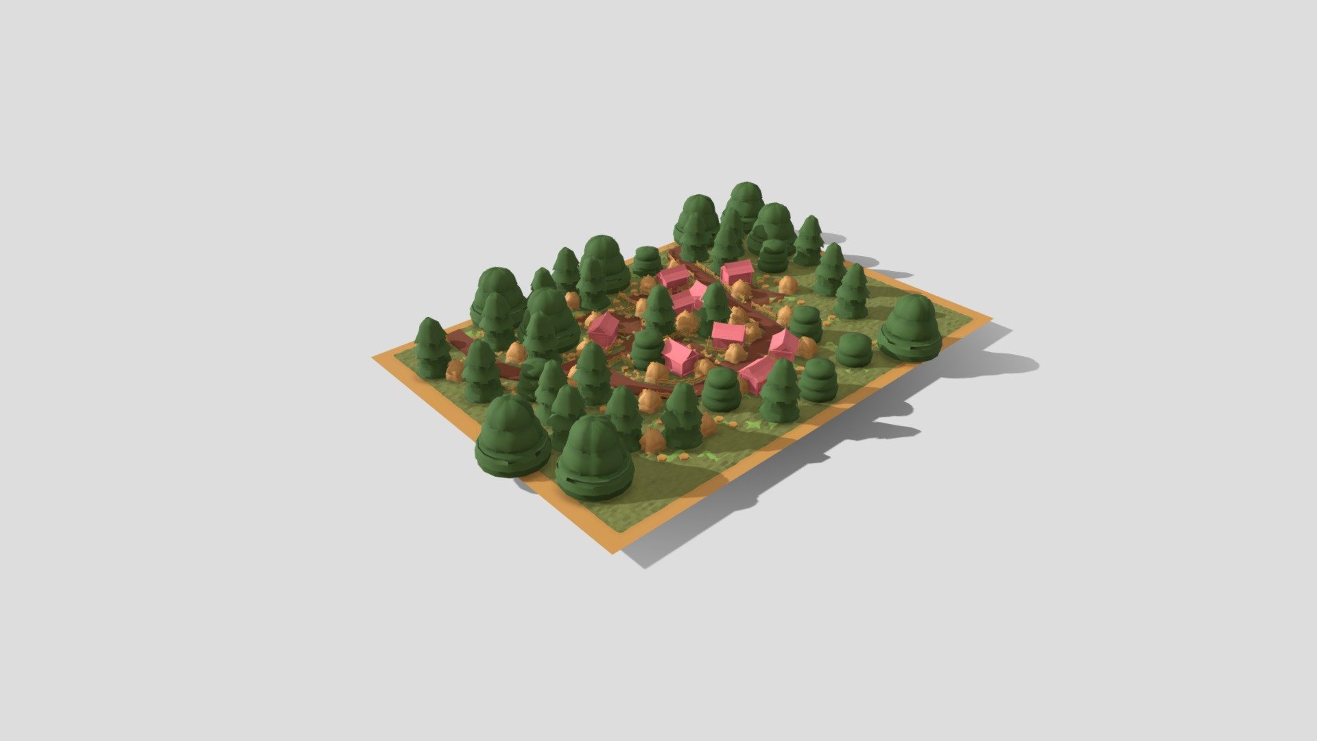 Village game for Unity and Blender - Download Free 3D model by Re:Biter ...