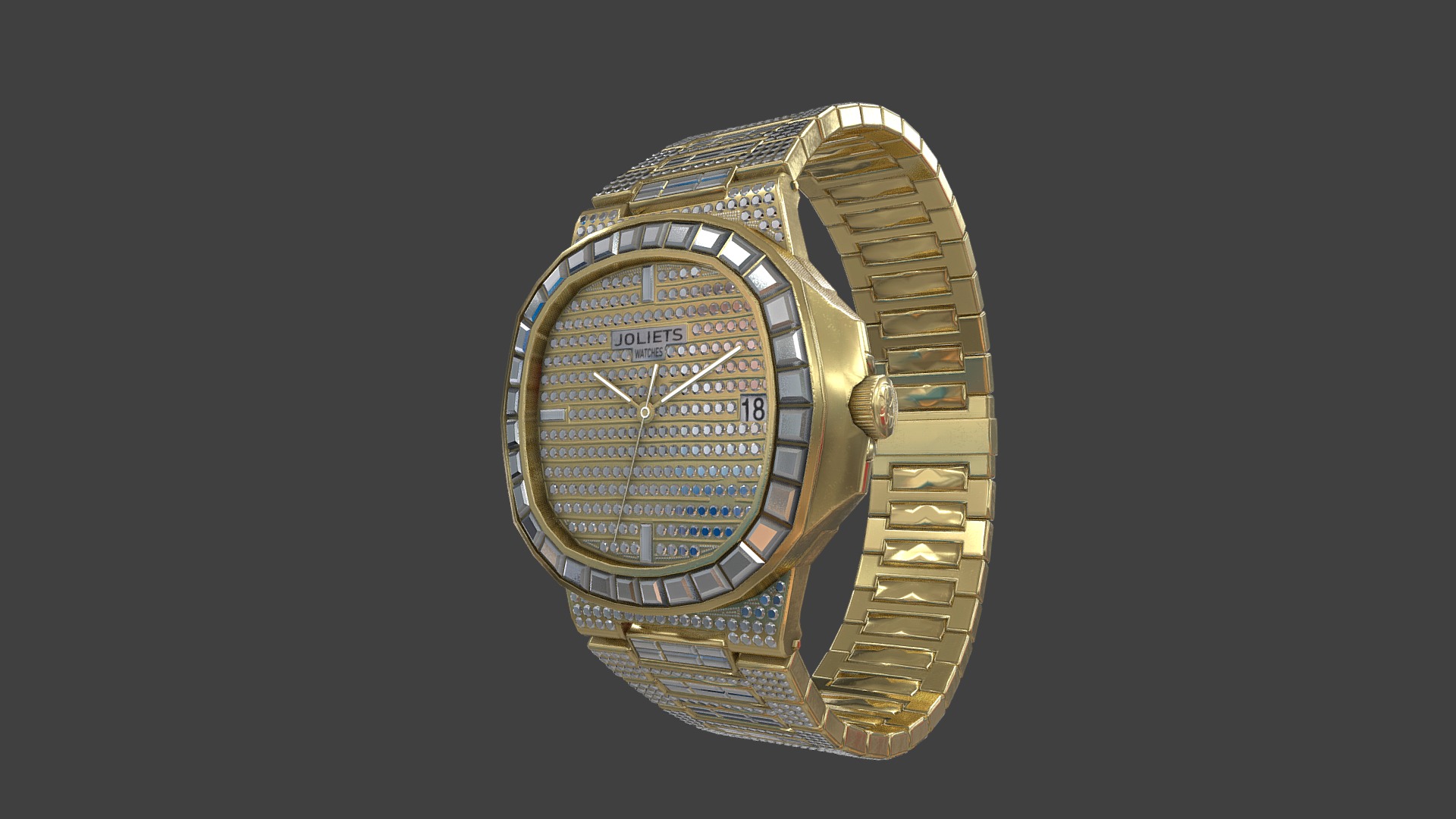 Diamond Watch - 3D model by AndyBegg [5b06344] - Sketchfab