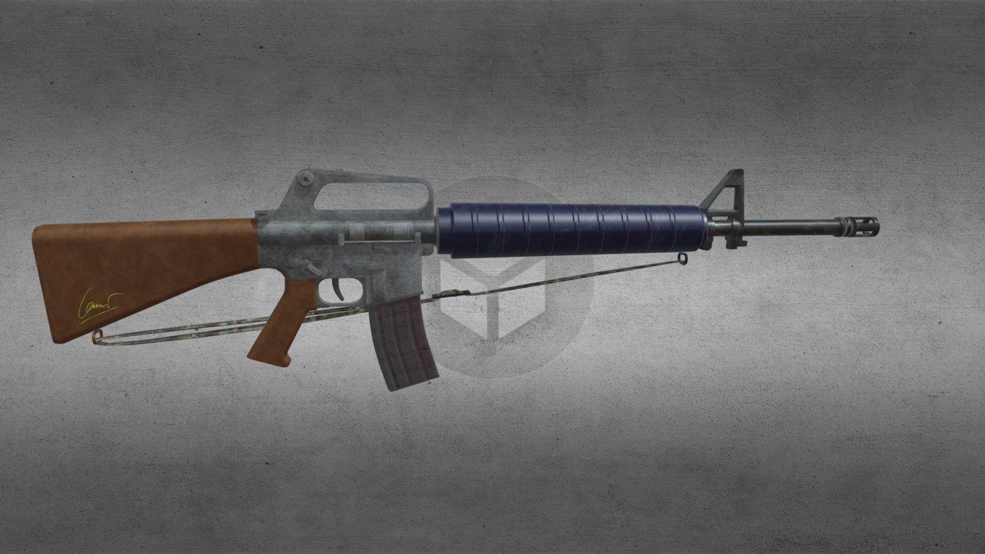 M16 3D MODEL - 3D model by tieudidi [5b072e0] - Sketchfab