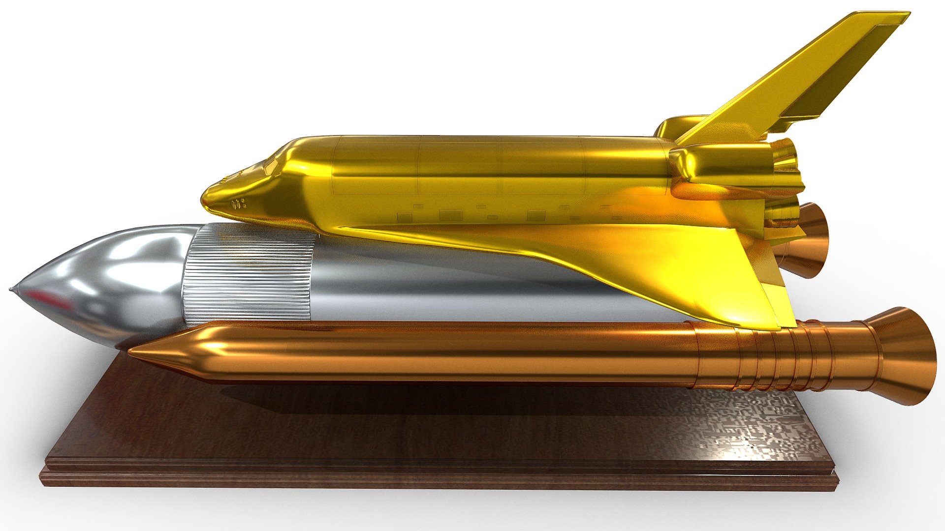 Discovery spaceship table model - Buy Royalty Free 3D model by ...