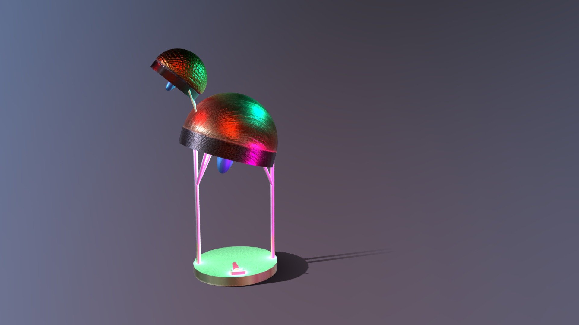 Low-Poly Desk lamp - 3D model by NewtEmporer [5b09298] - Sketchfab