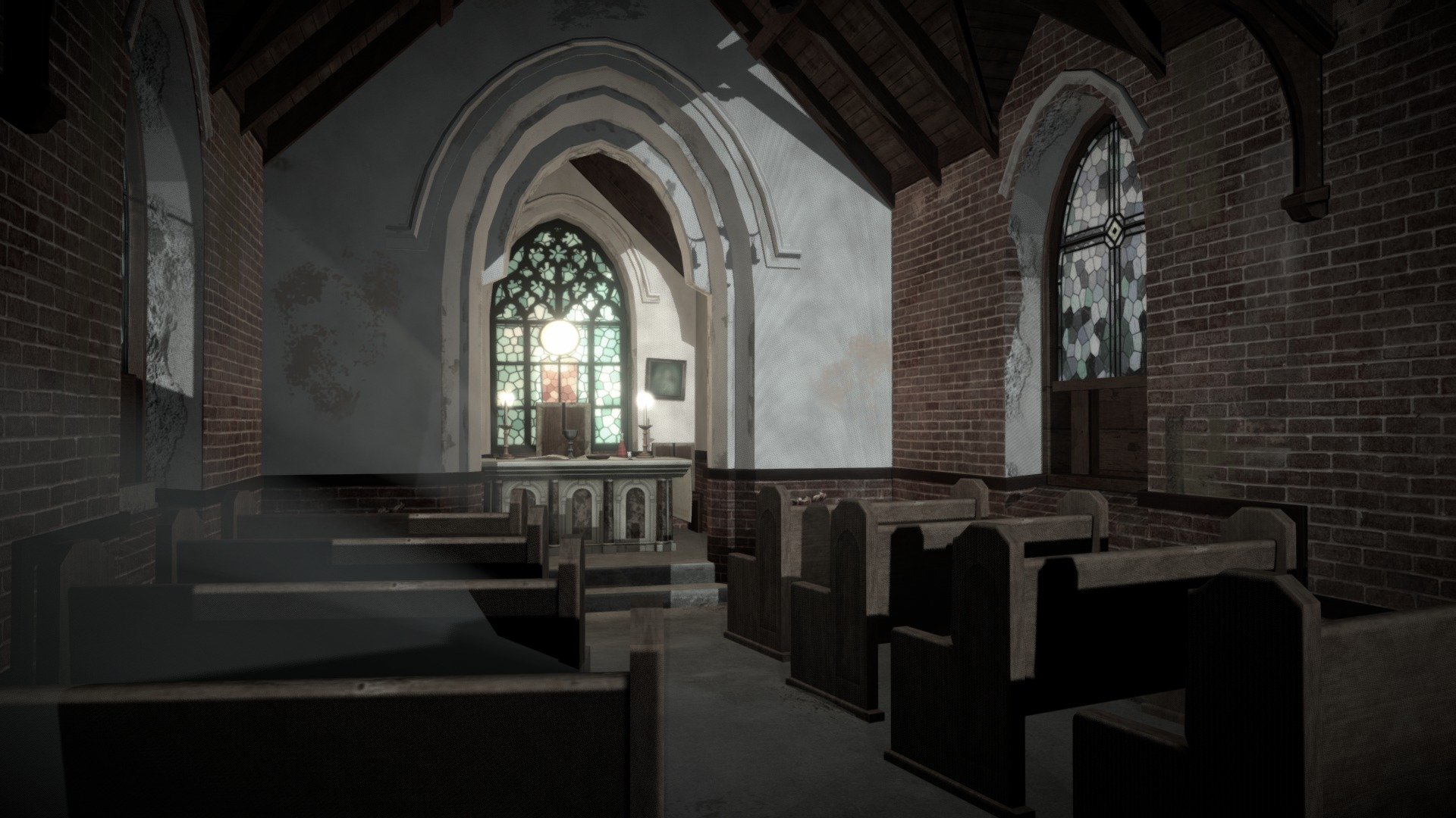 Chapel Final Texture - 3D model by jonu5123 [5b093b0] - Sketchfab