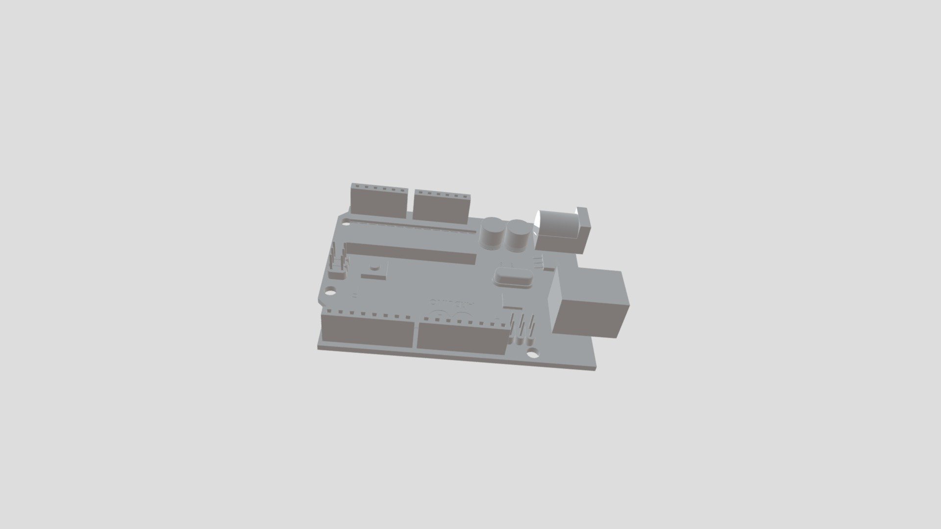 ARDUINO_uno - 3D model by adriananvalerio [5b0a503] - Sketchfab