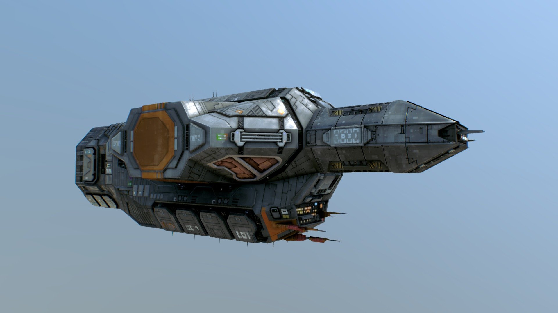 Kus Heavy Cruiser - 3D model by ztrztr (@ztrztr3) [5b0aeaf] - Sketchfab