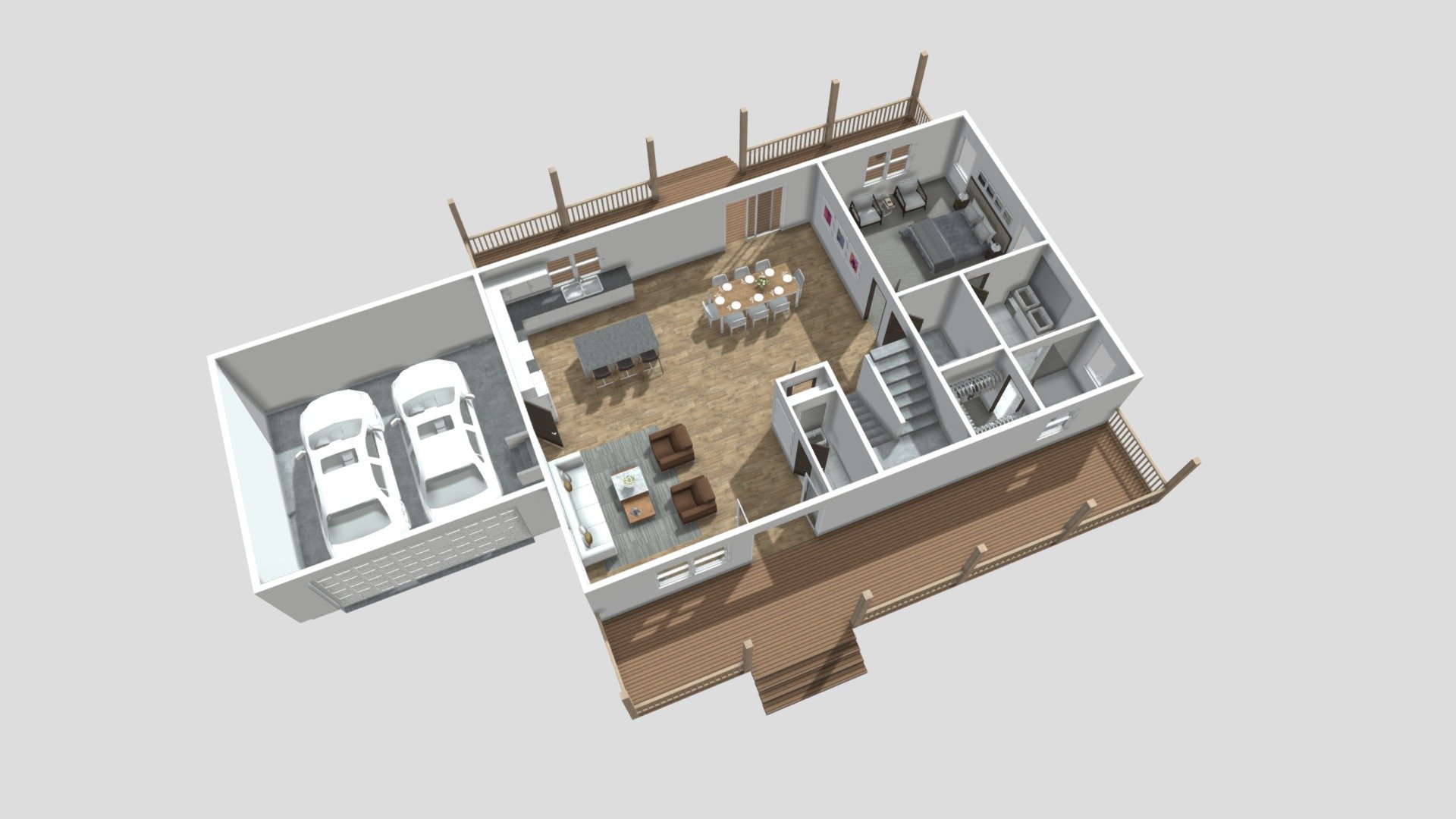 Ground floor - 3D model by long_vn [5b0dabb] - Sketchfab