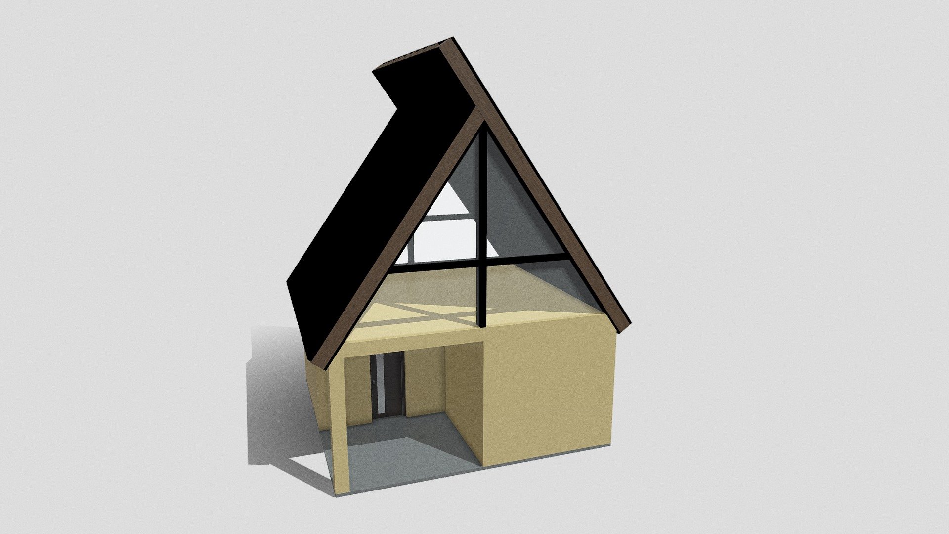 A-Frame House - Download Free 3D model by brysondurham18 [5b144cc ...