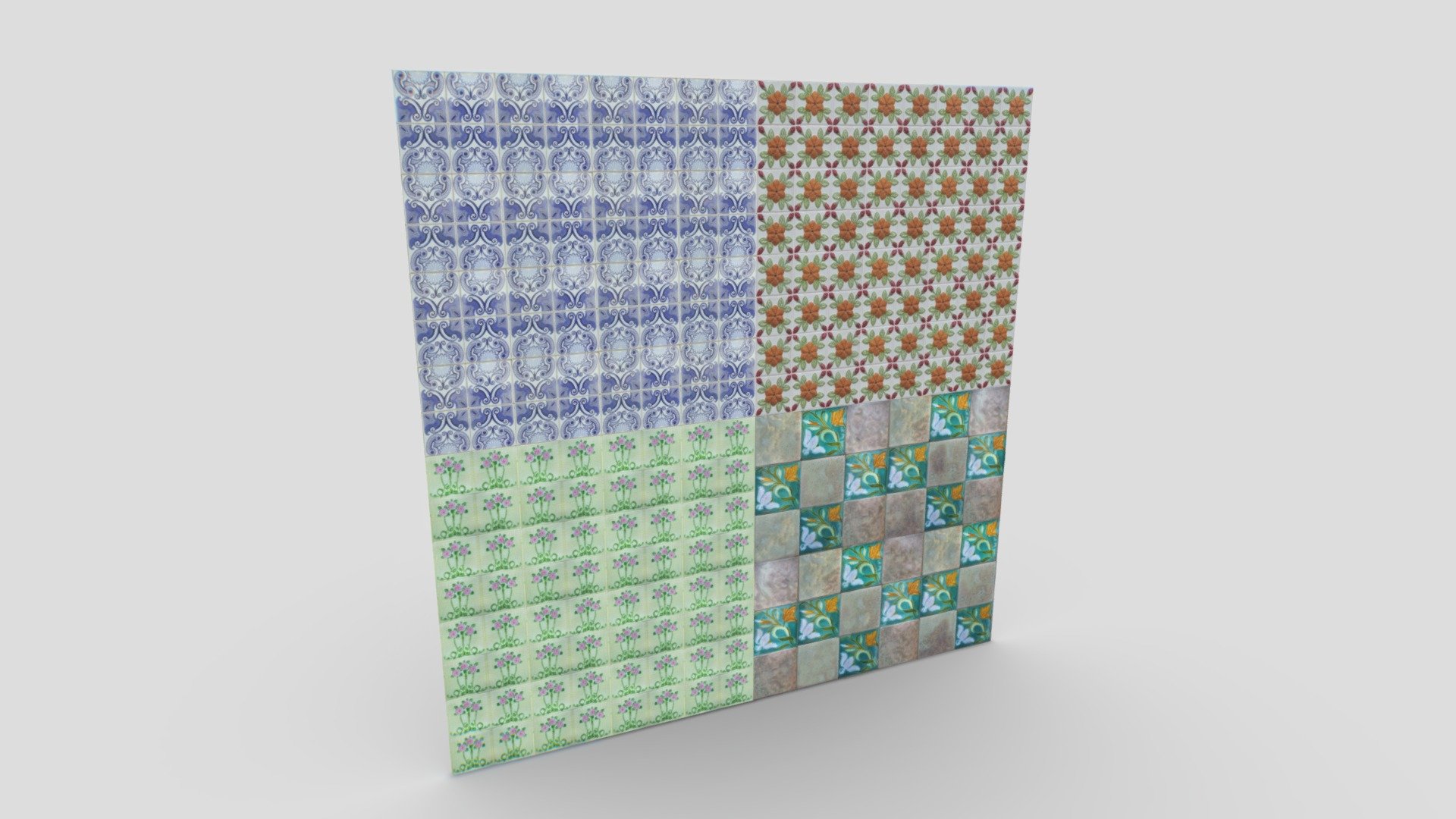 Wall and Floor Tiles Textures pack 10 - Buy Royalty Free 3D model by ...