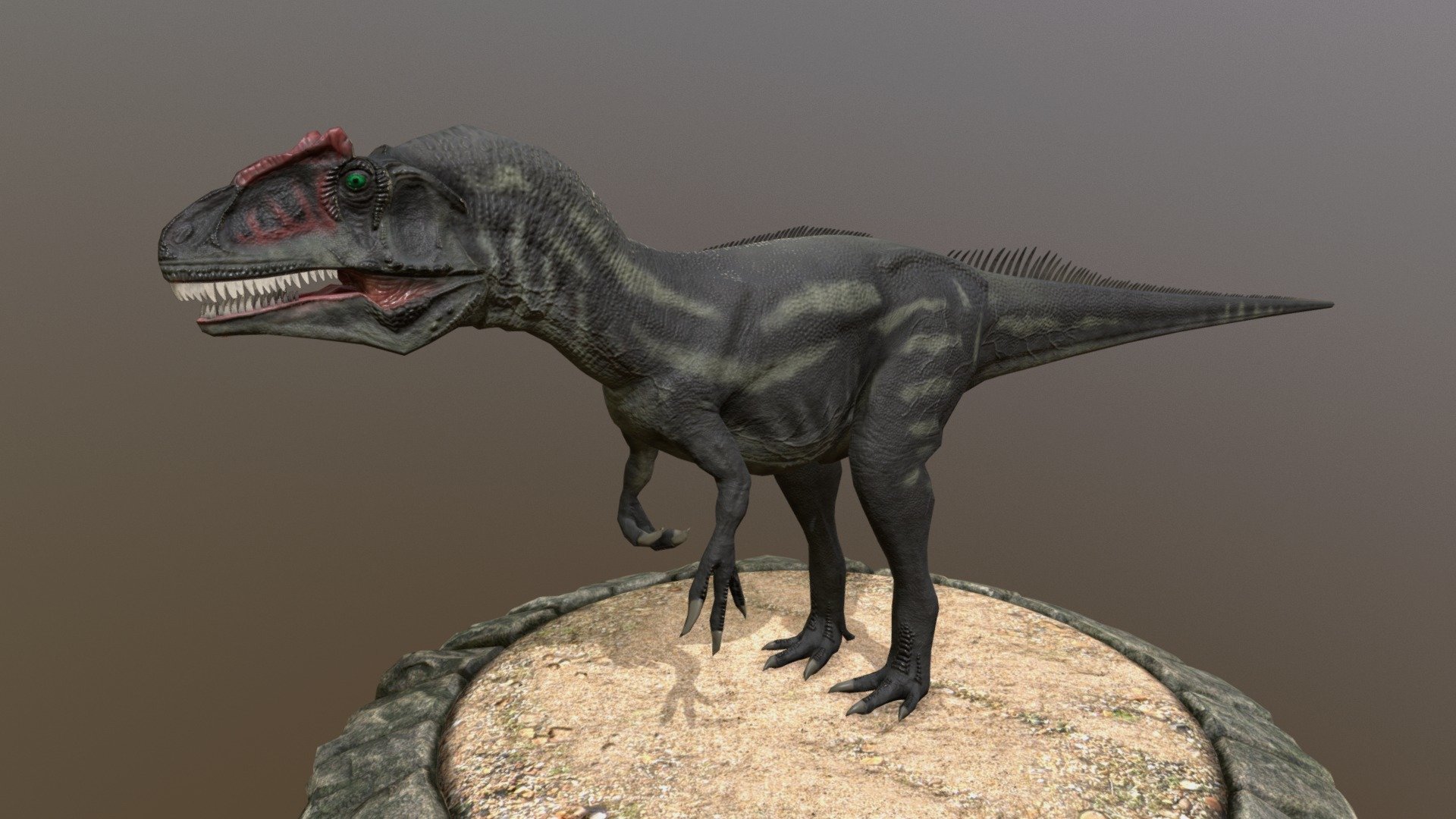 Allosaurus - 3D model by Yode (@yodegroup) [5b15010] - Sketchfab