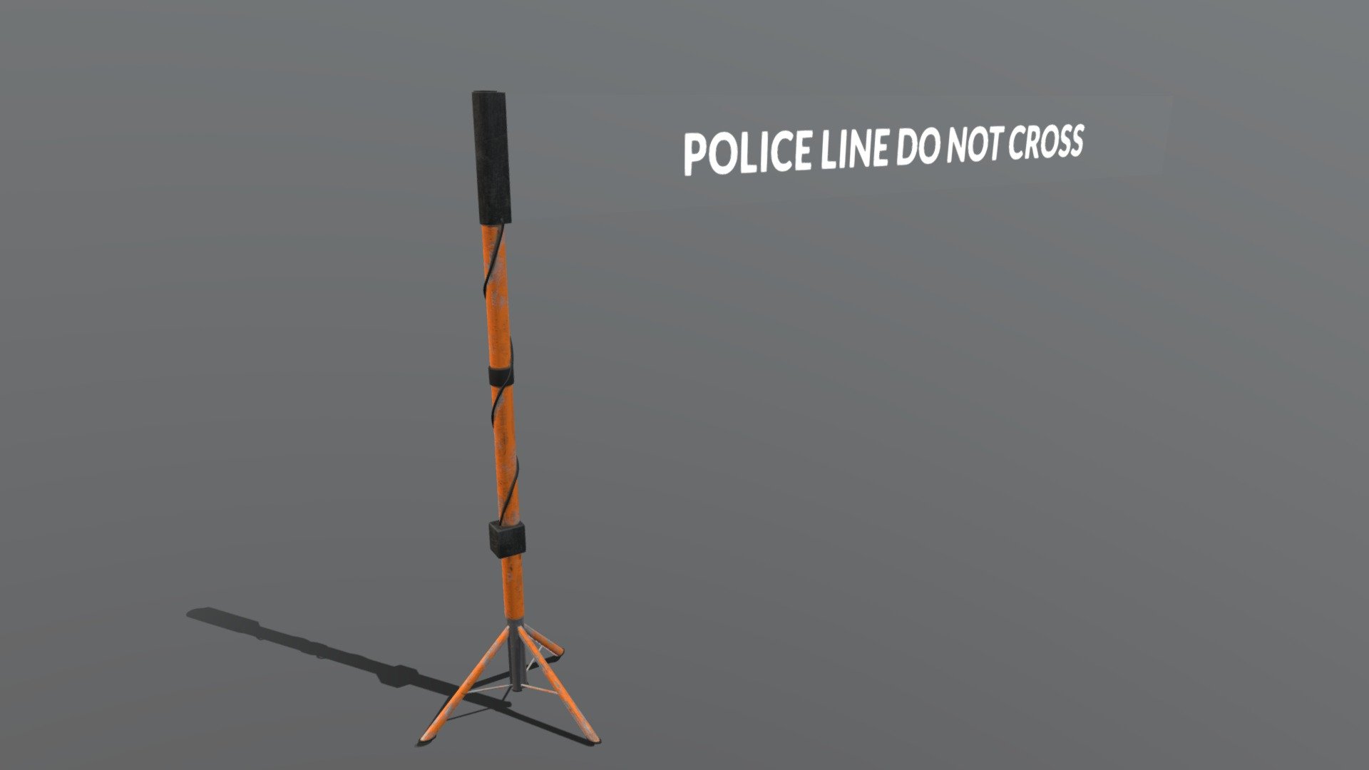 CyberPunk digital police tape/sign - Download Free 3D model by ...