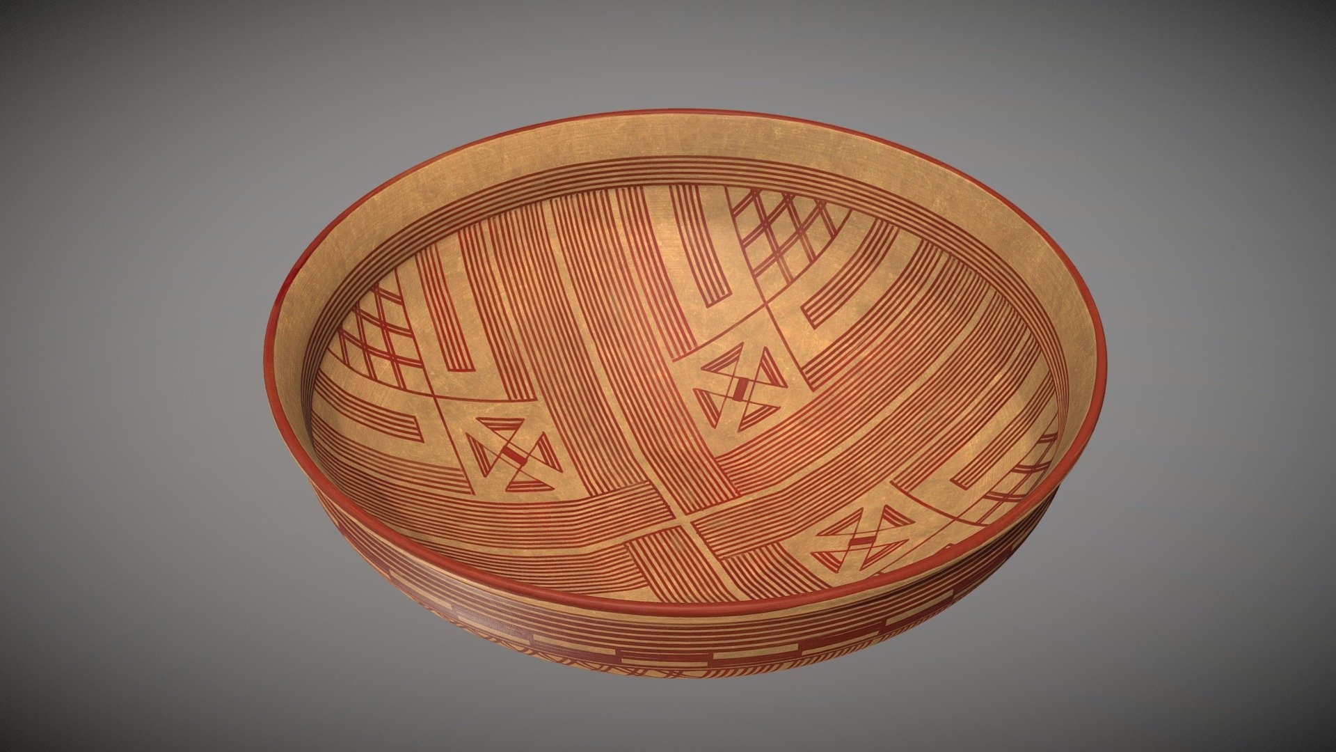 Handmade painted ware, 8th century B.C. - 3D model by jrcasals [5b16d49 ...