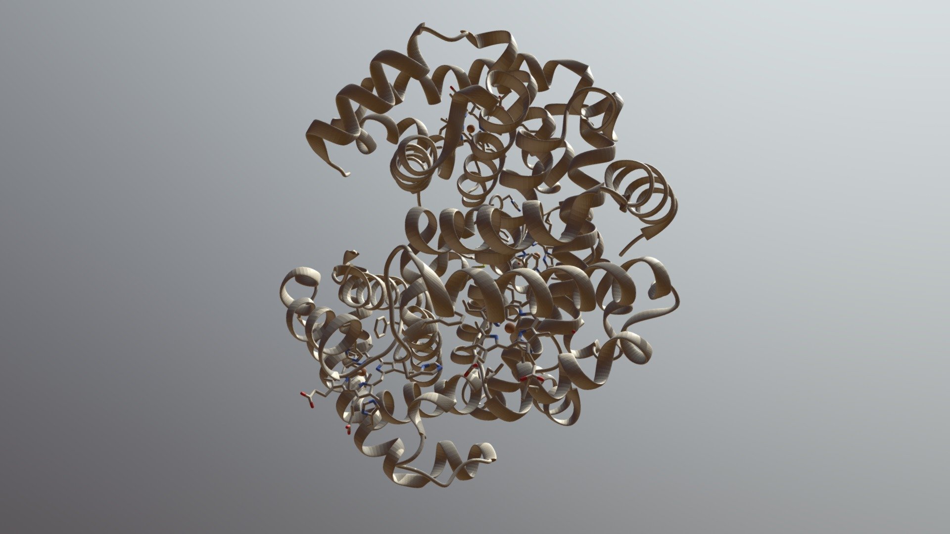 Human hemoglobin - Download Free 3D model by Andre.Arigony.Souto ...