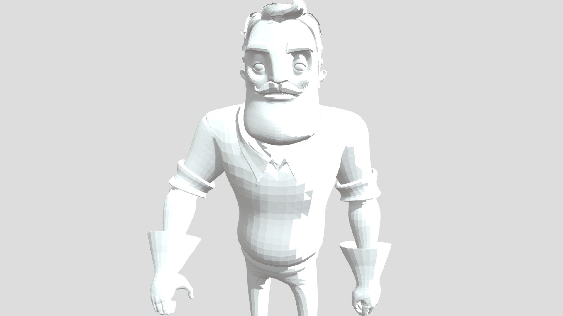 Neighbor All animation Hello Neighbor 2 - Download Free 3D model by ...