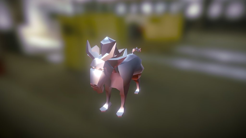 blue goat - Download Free 3D model by 陳奕揚。藝創2A / BI1043001 ...