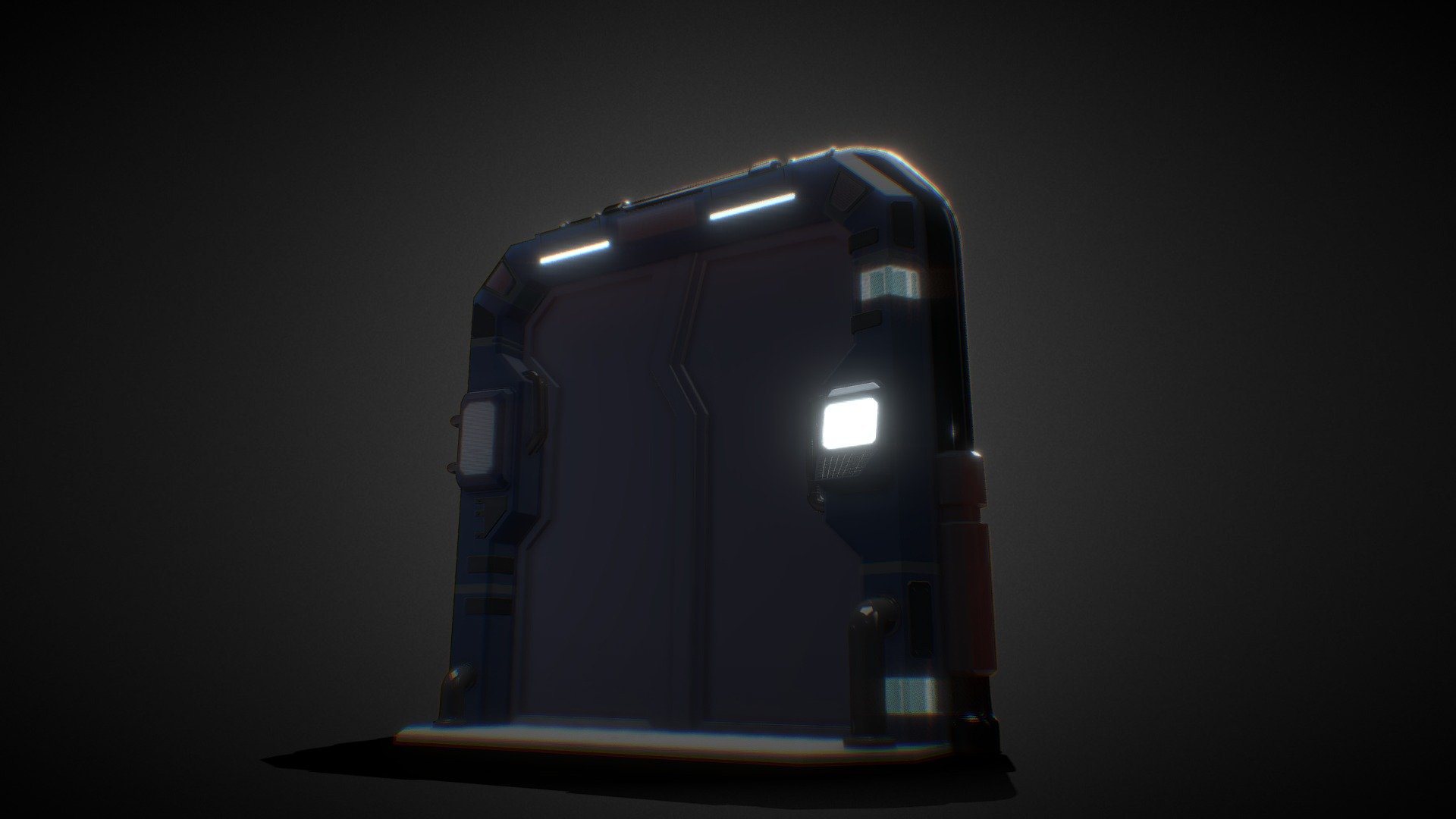 SCIFI Mechanical Door - 3D model by ToniH (@ToniHodges) [5b1eacd ...