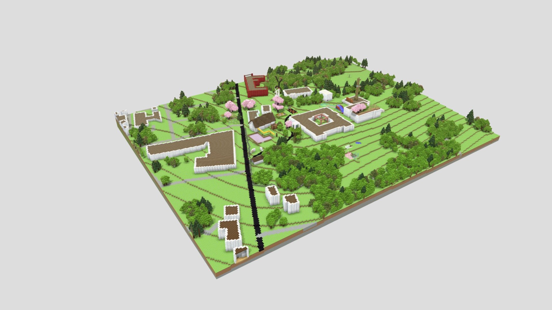 Rural_School - 3D model by Ítalo Sena (@italosena) [5b21dcc] - Sketchfab