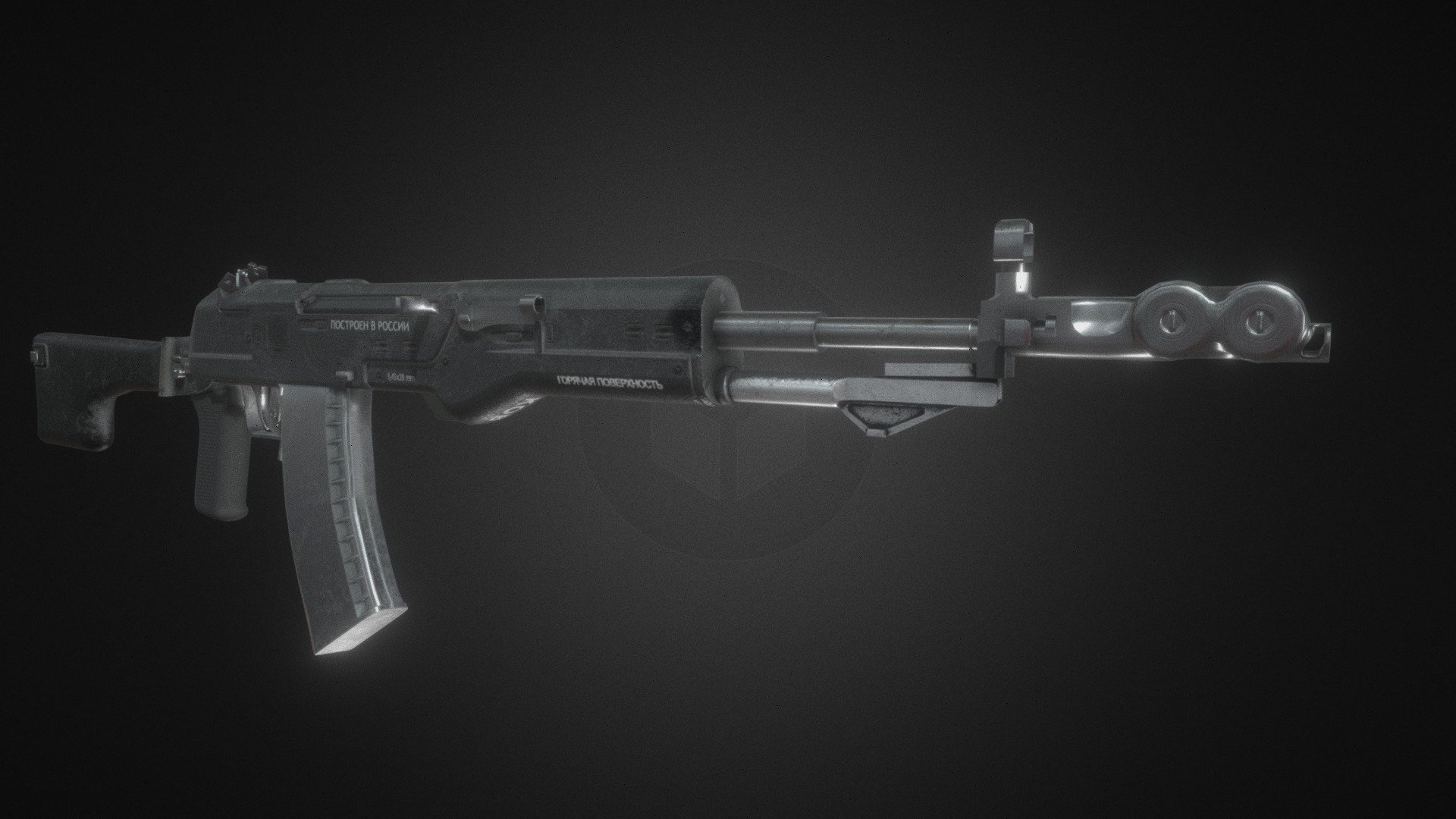 AN-94 Polymer Version - 3D model by Artycular [5b2549a] - Sketchfab